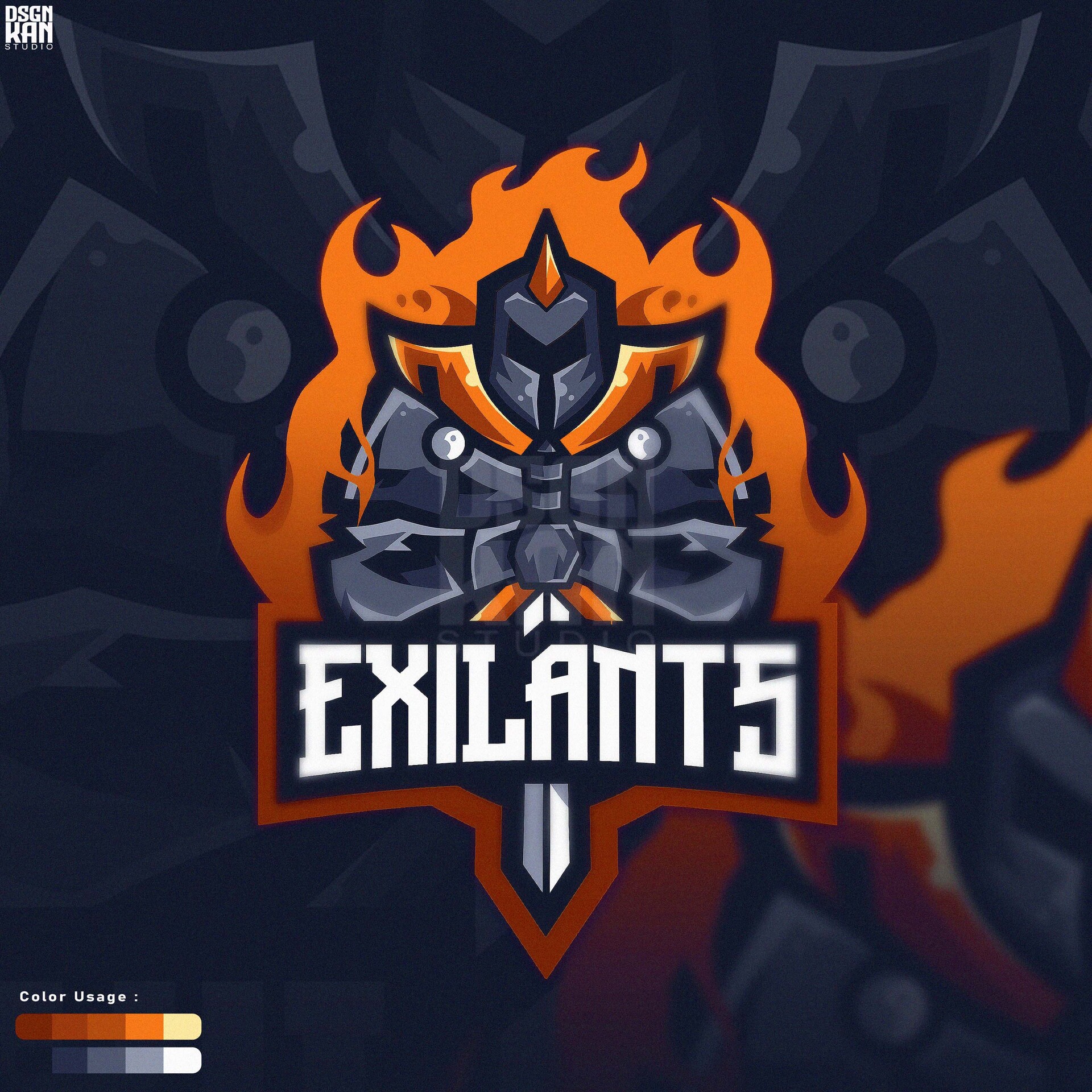 ArtStation - KNIGHT LOGO ESPORTS