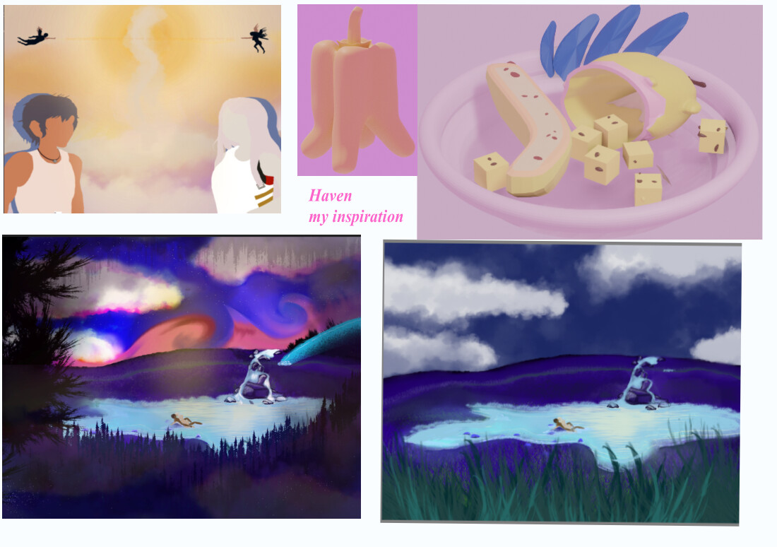 ArtStation - Haven(the game by game bakers)my inspiration