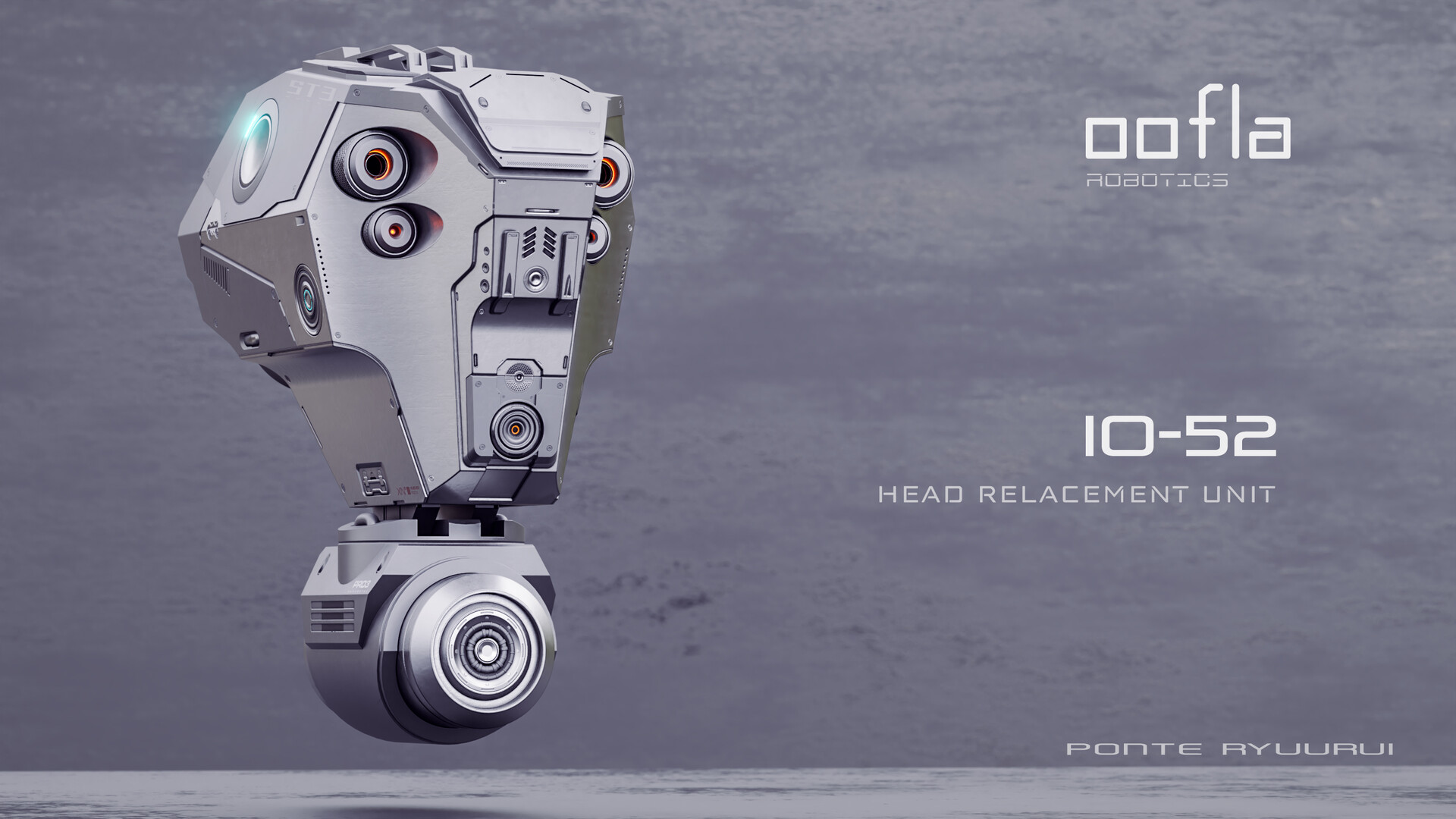 ArtStation - Oofla Robotics Mech Head