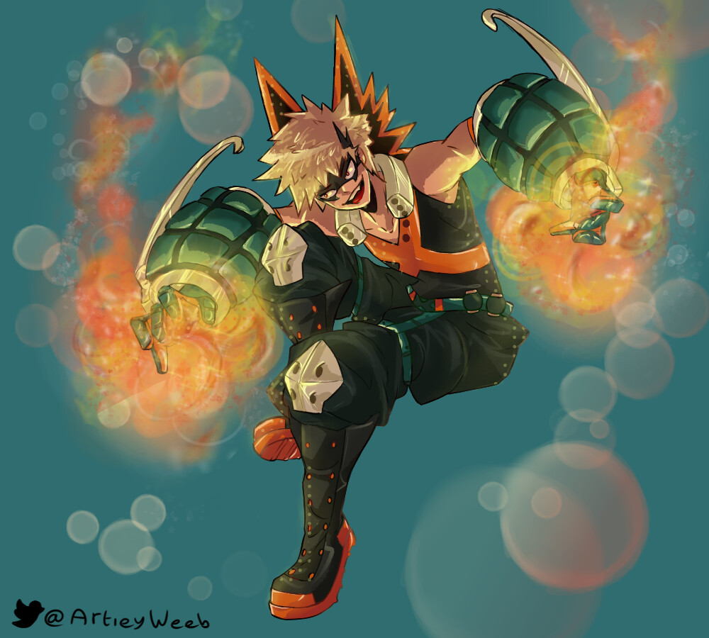 ArtStation - Bakugo (MHA) Fanart