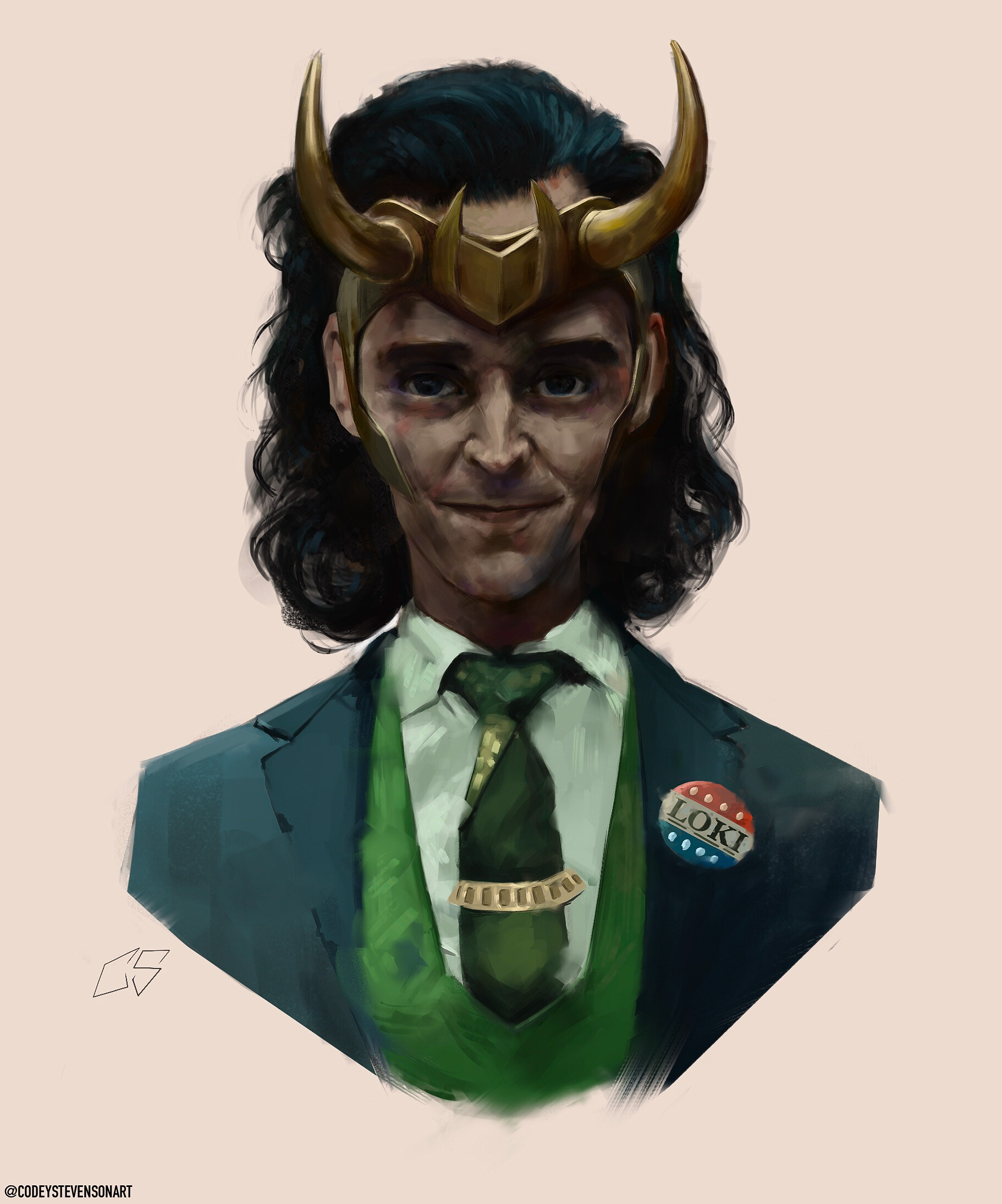 ArtStation - Stylised Loki Portrait