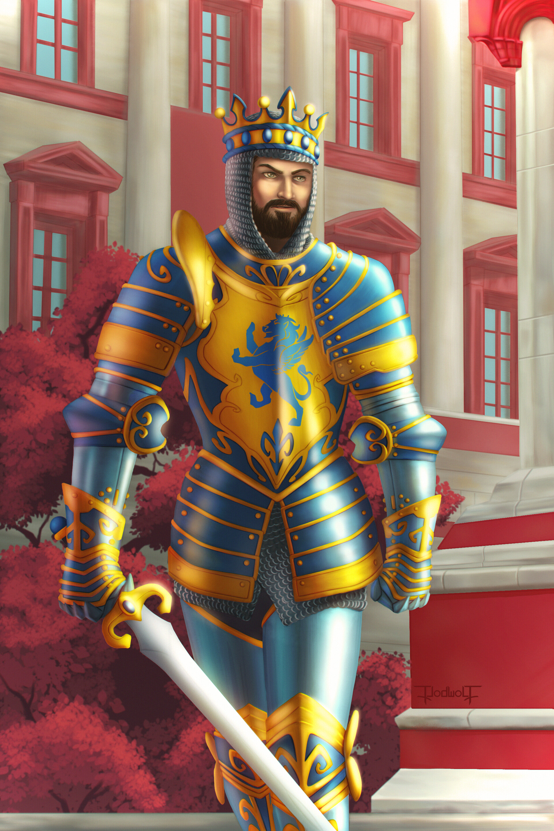 ArtStation - Blue King