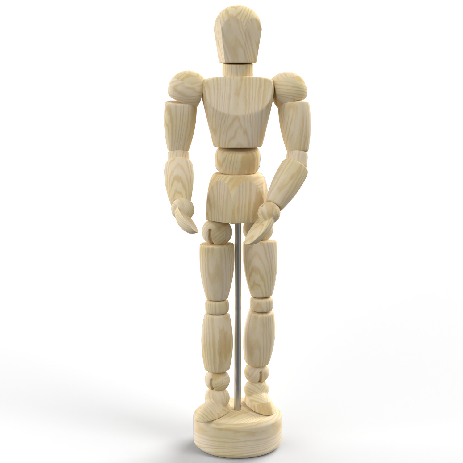 ArtStation - Wooden Posable Figurine