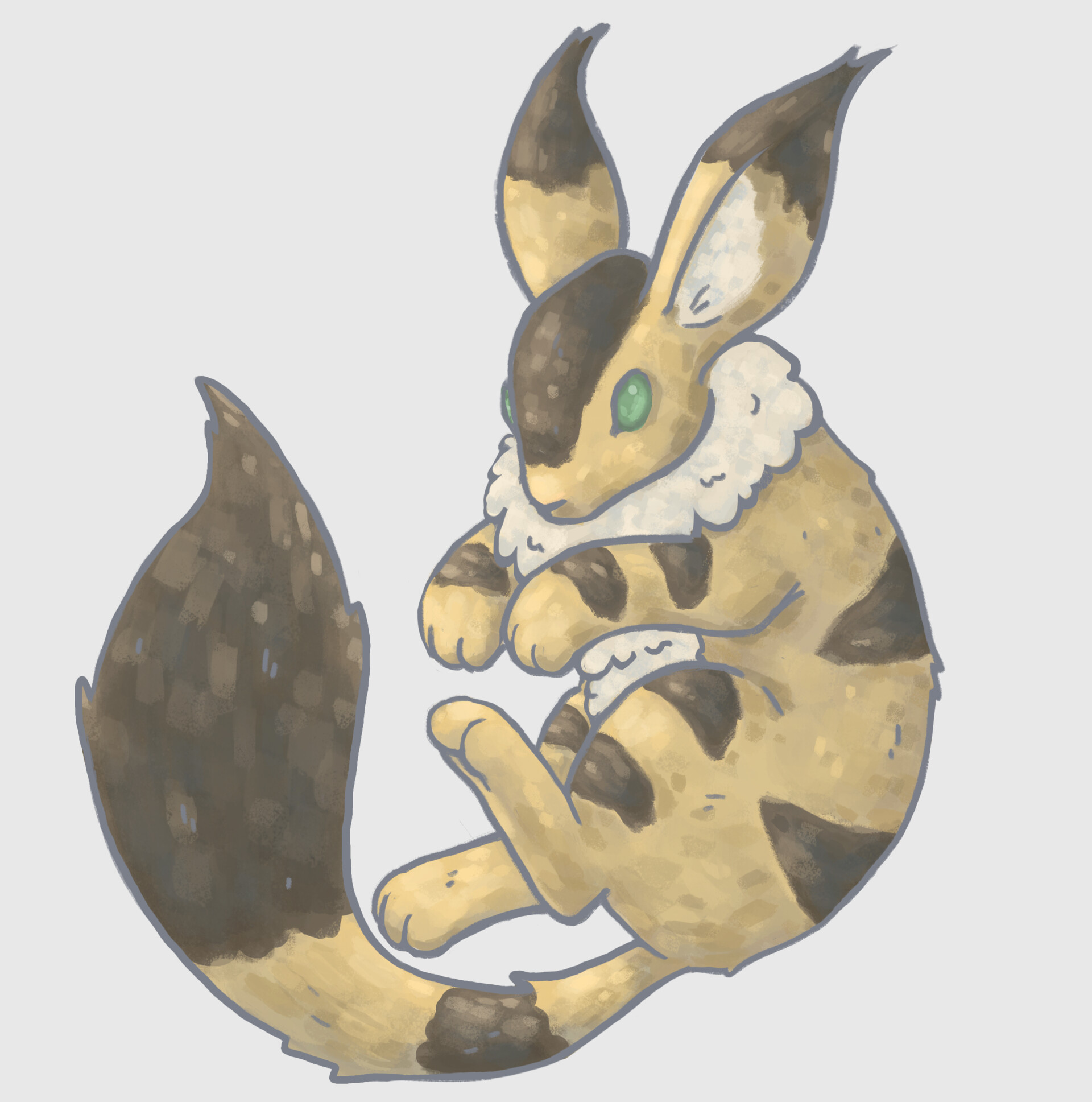 Fox Squirrel Nausicaa Drawing