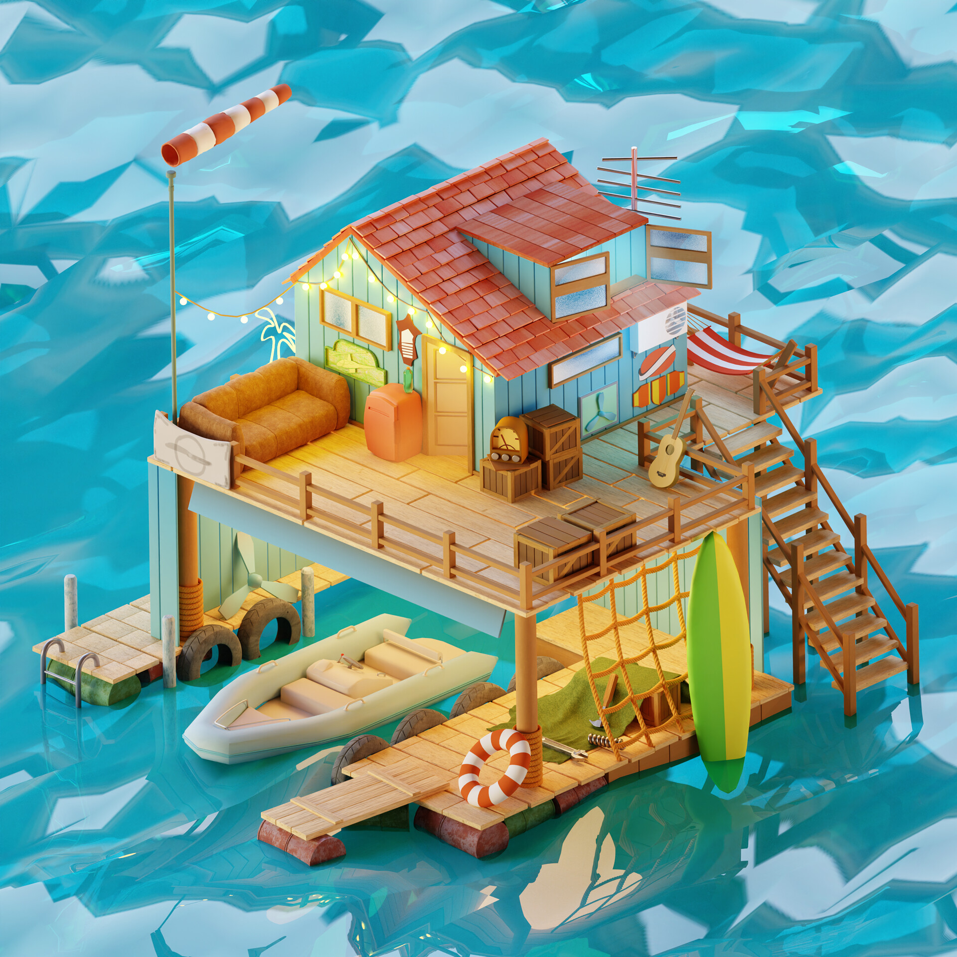 ArtStation - SeaHouse