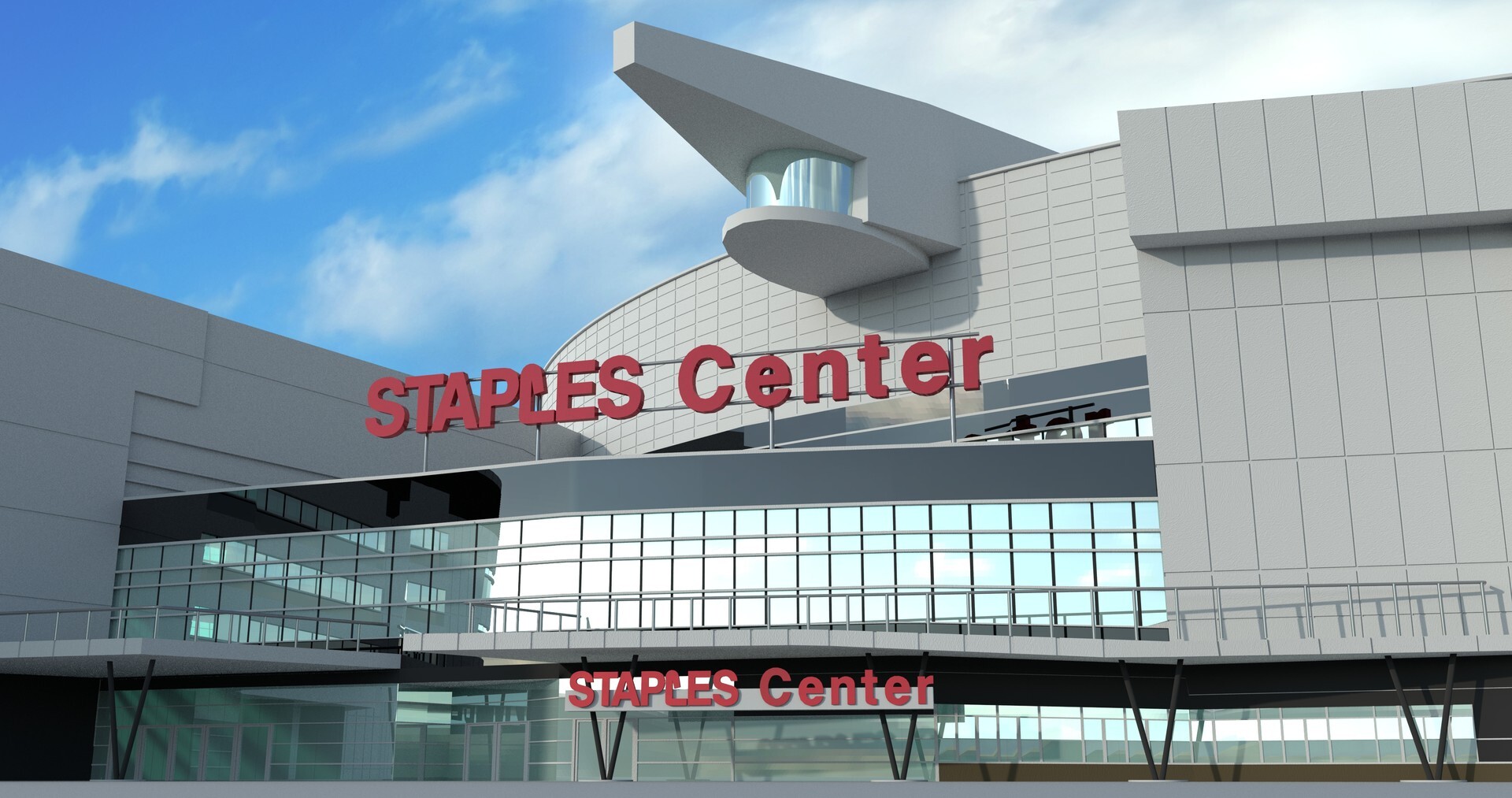 ArtStation - Staples center 3D model