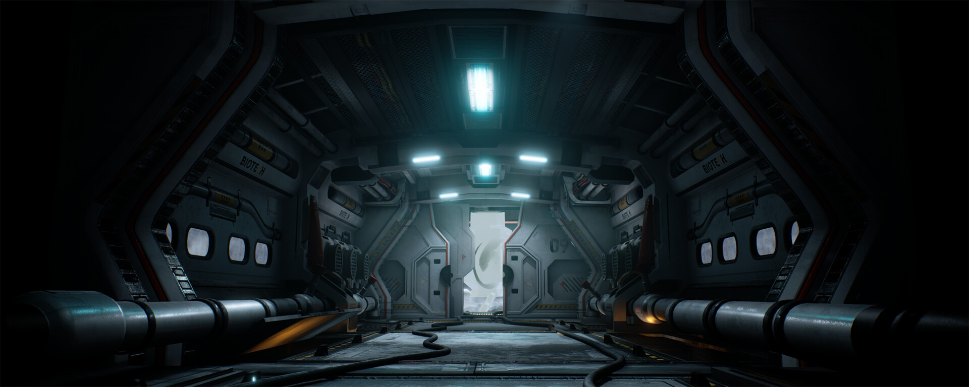 ArtStation - Sci-fi interior «Alien»
