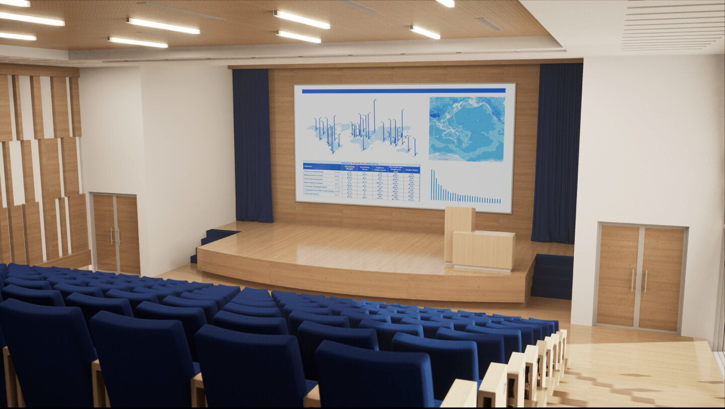 ArtStation - Conference Hall Archviz