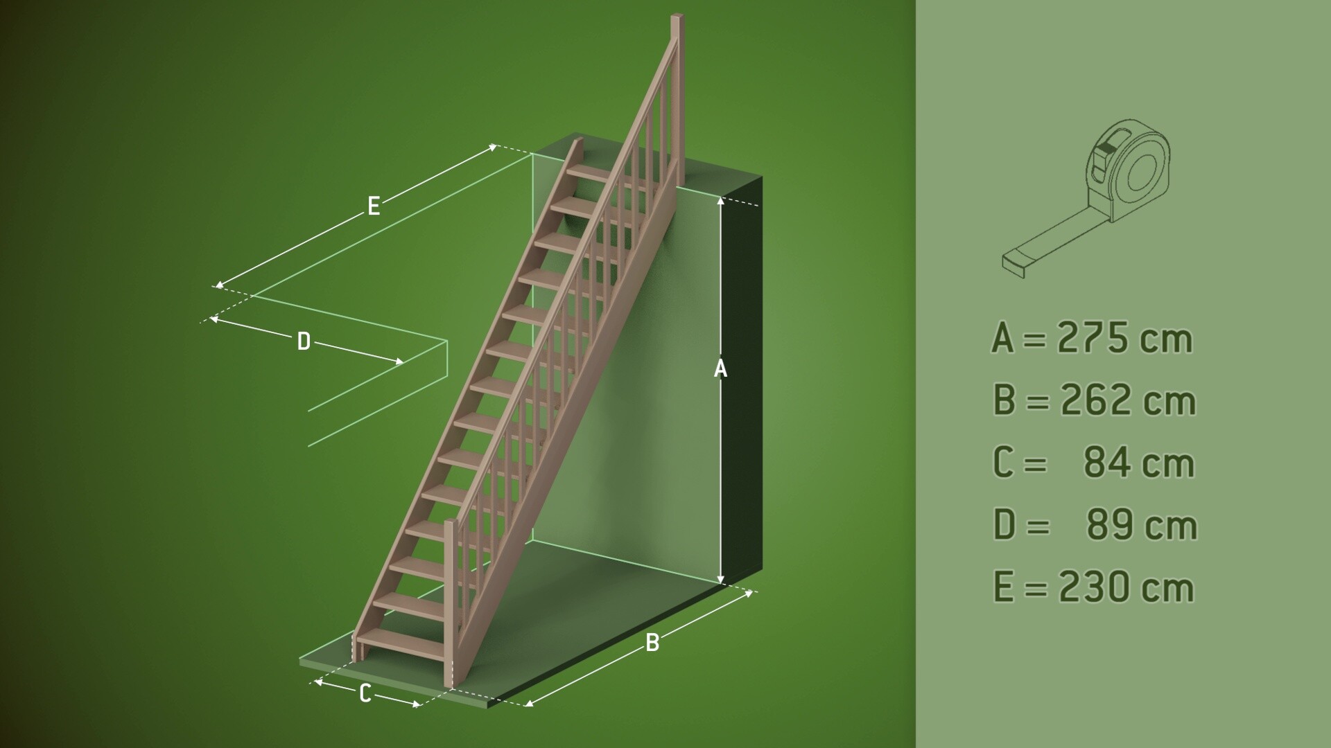ArtStation - 3D technical animation for stair assembly
