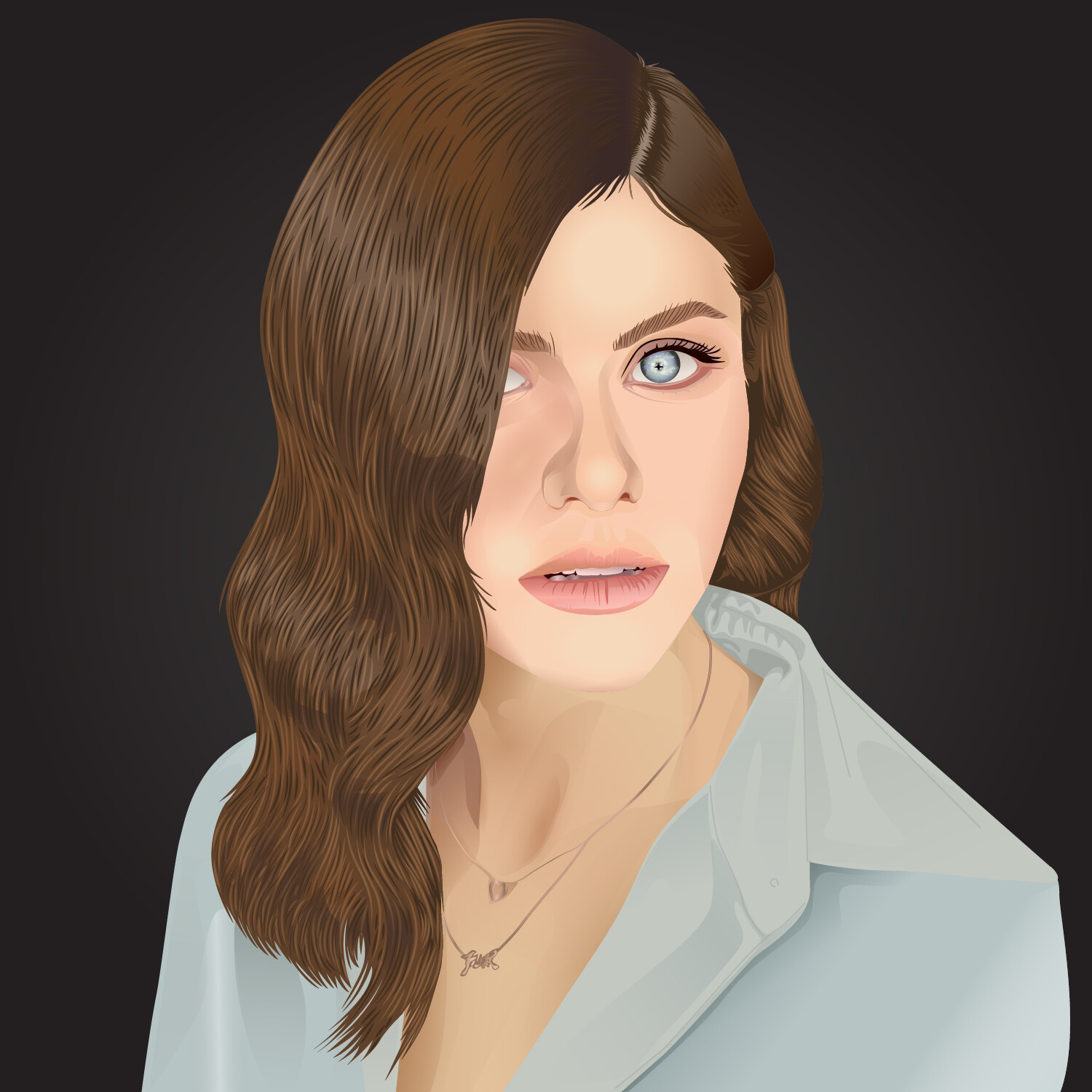 ArtStation - Vector Art - Alexandra Daddario