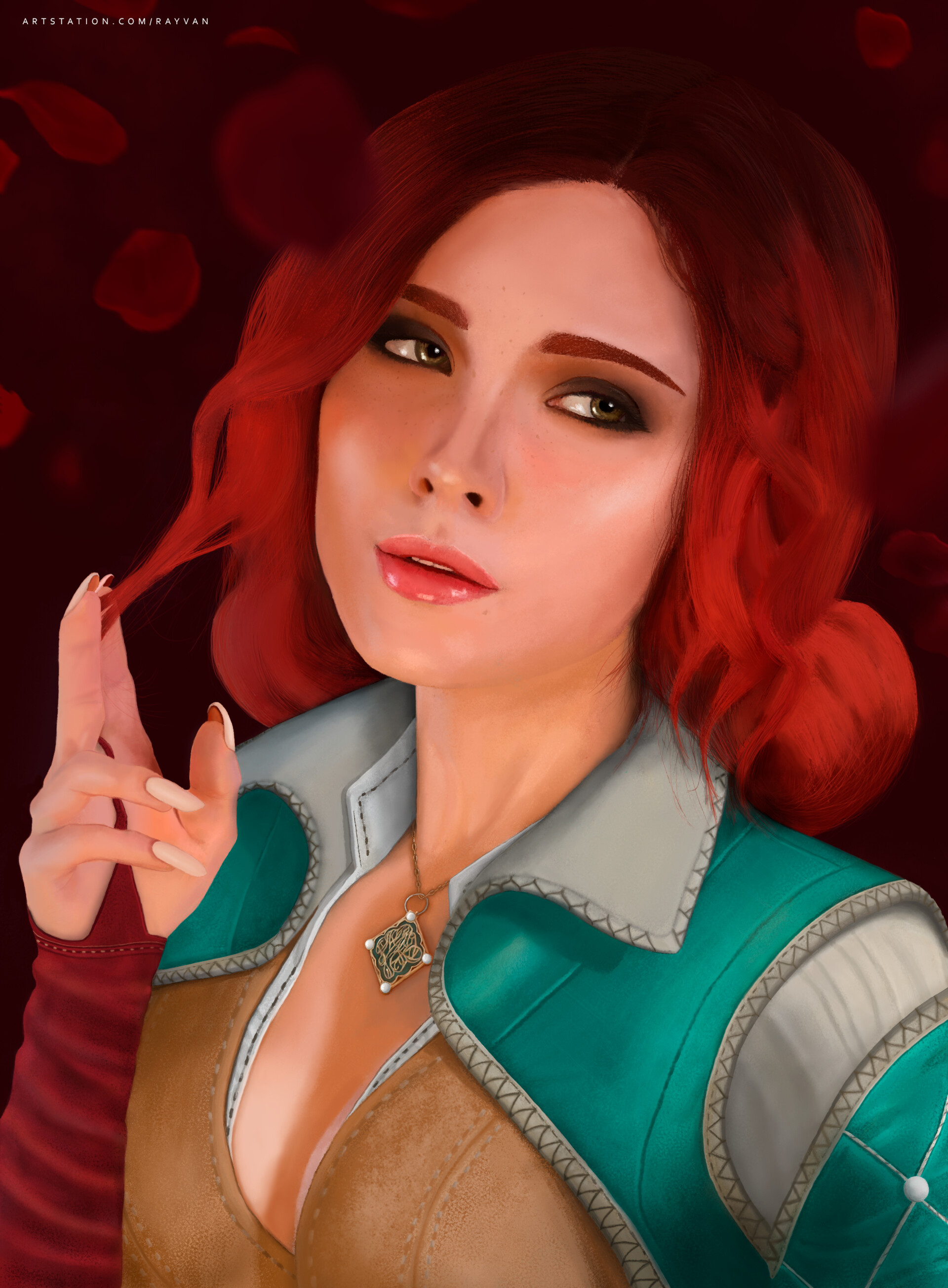 ArtStation - Triss Merigold\Sladkoslava Fan Art