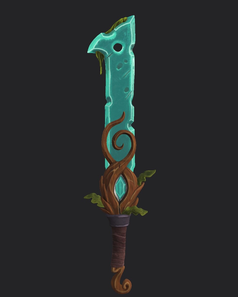 ArtStation - Game_Ready_Enchanted_Sword_(WIP)