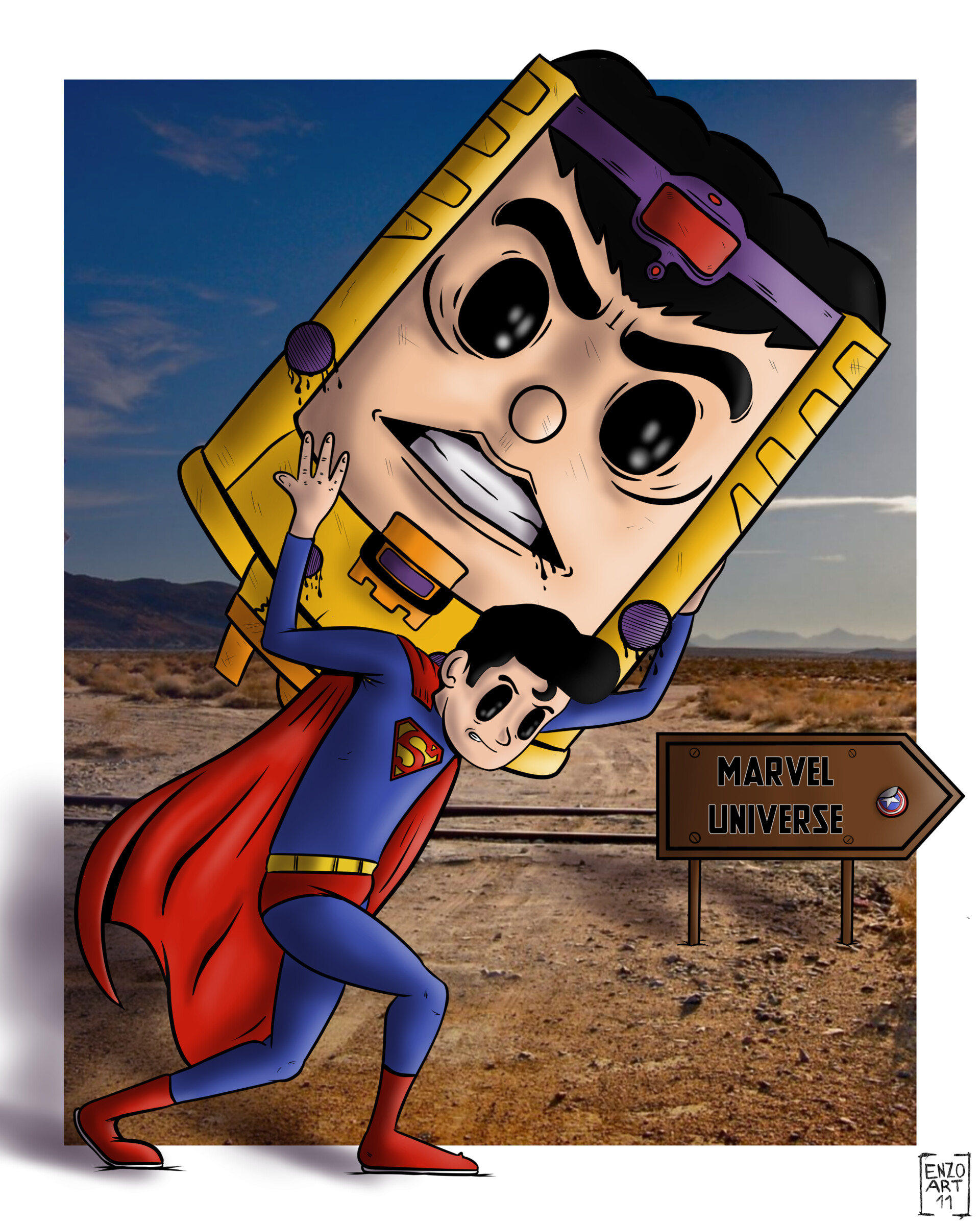 ArtStation - superman molok