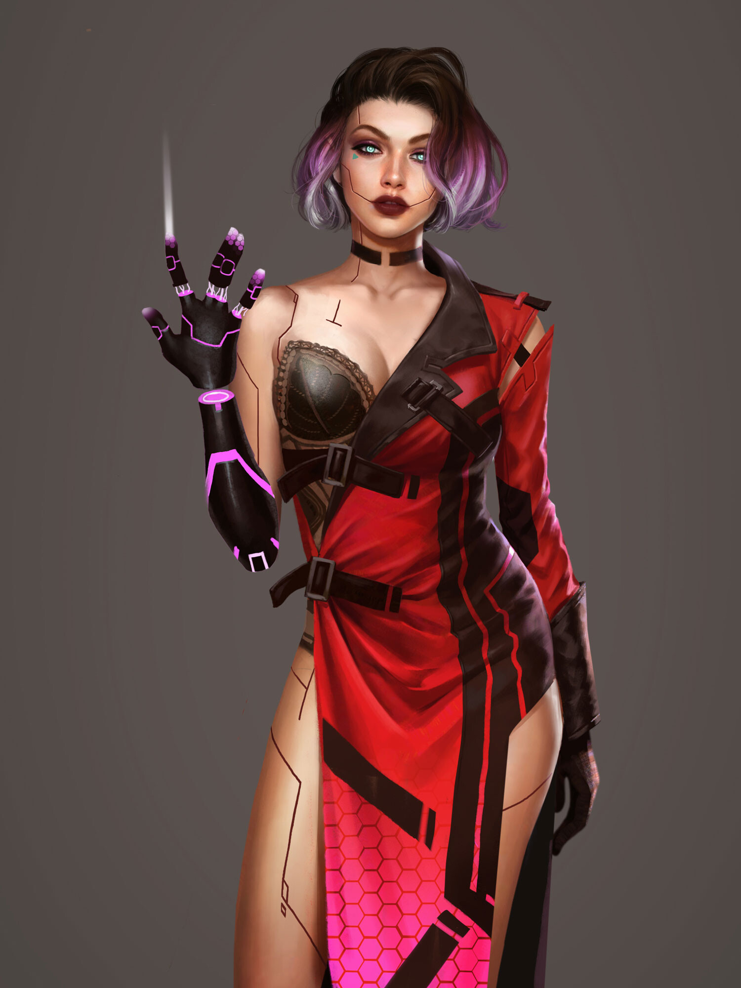 ArtStation - Cyber girl