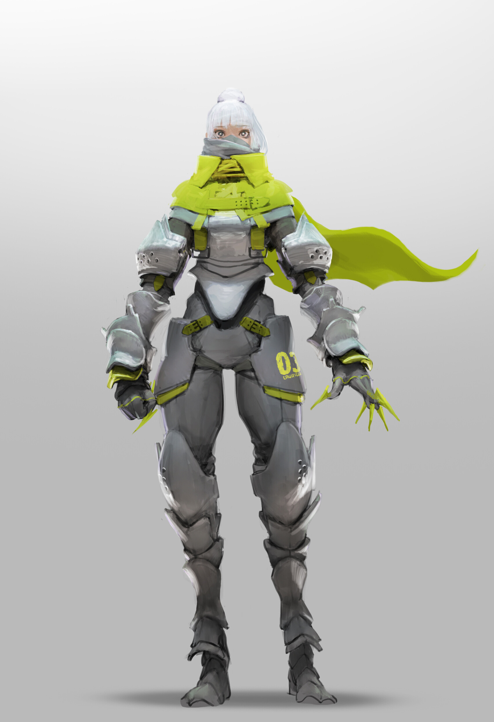 ArtStation - Tech plate armored assassin