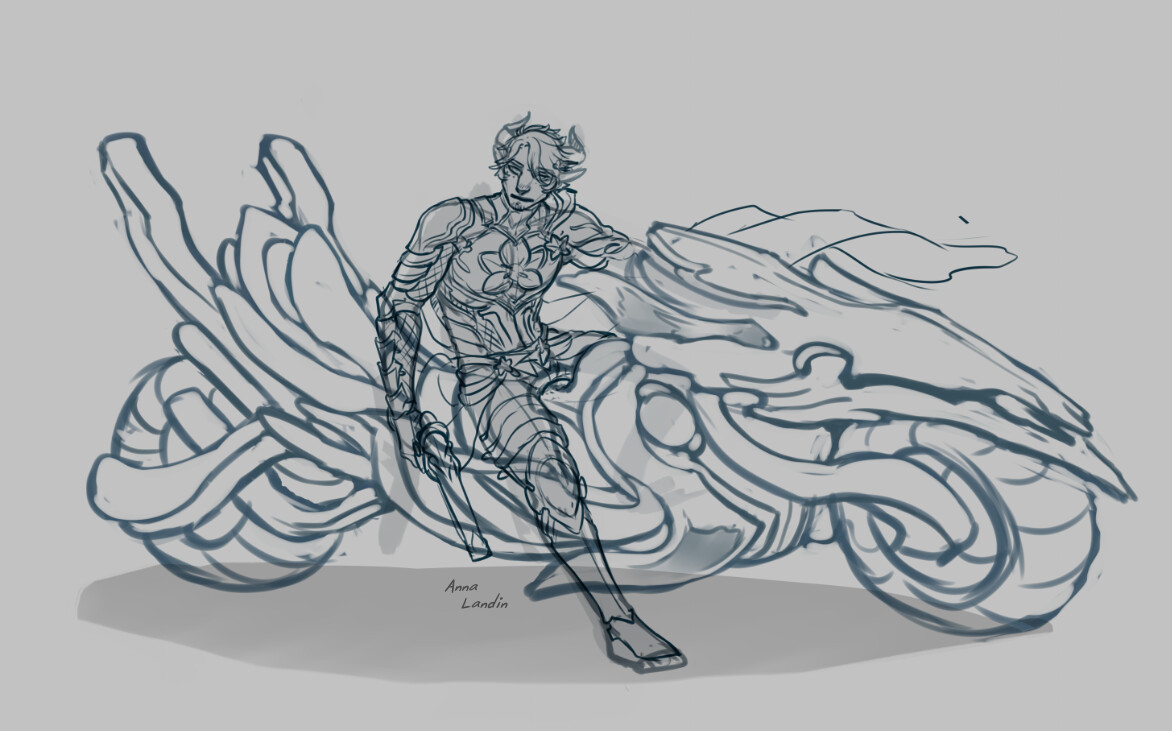 Anna Landin - Pharos: Warhorse Motorcycle