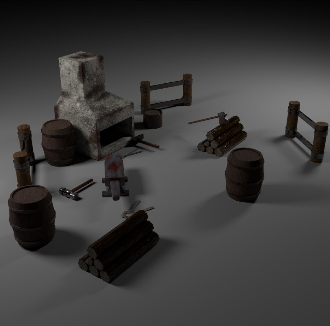 ArtStation - Blacksmith Setting