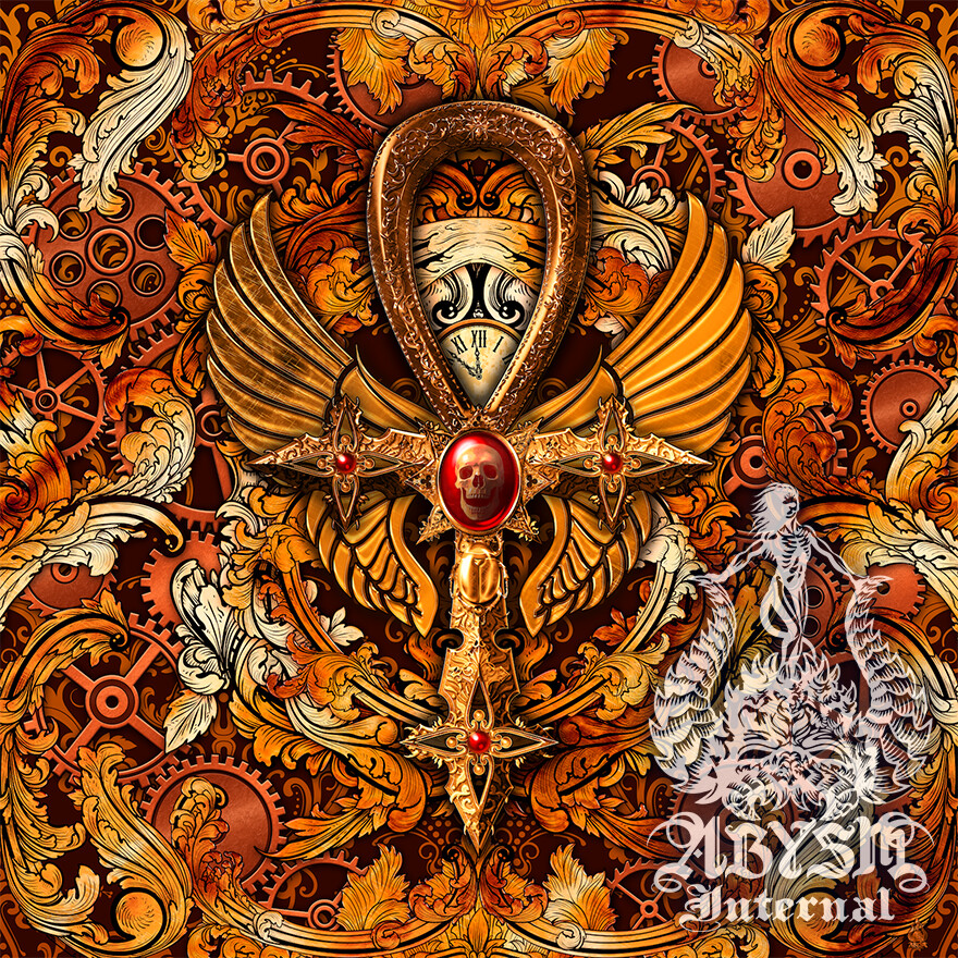 Gothic Ankh Wallpaper