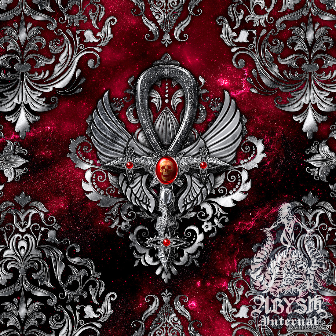 Gothic Ankh Wallpaper