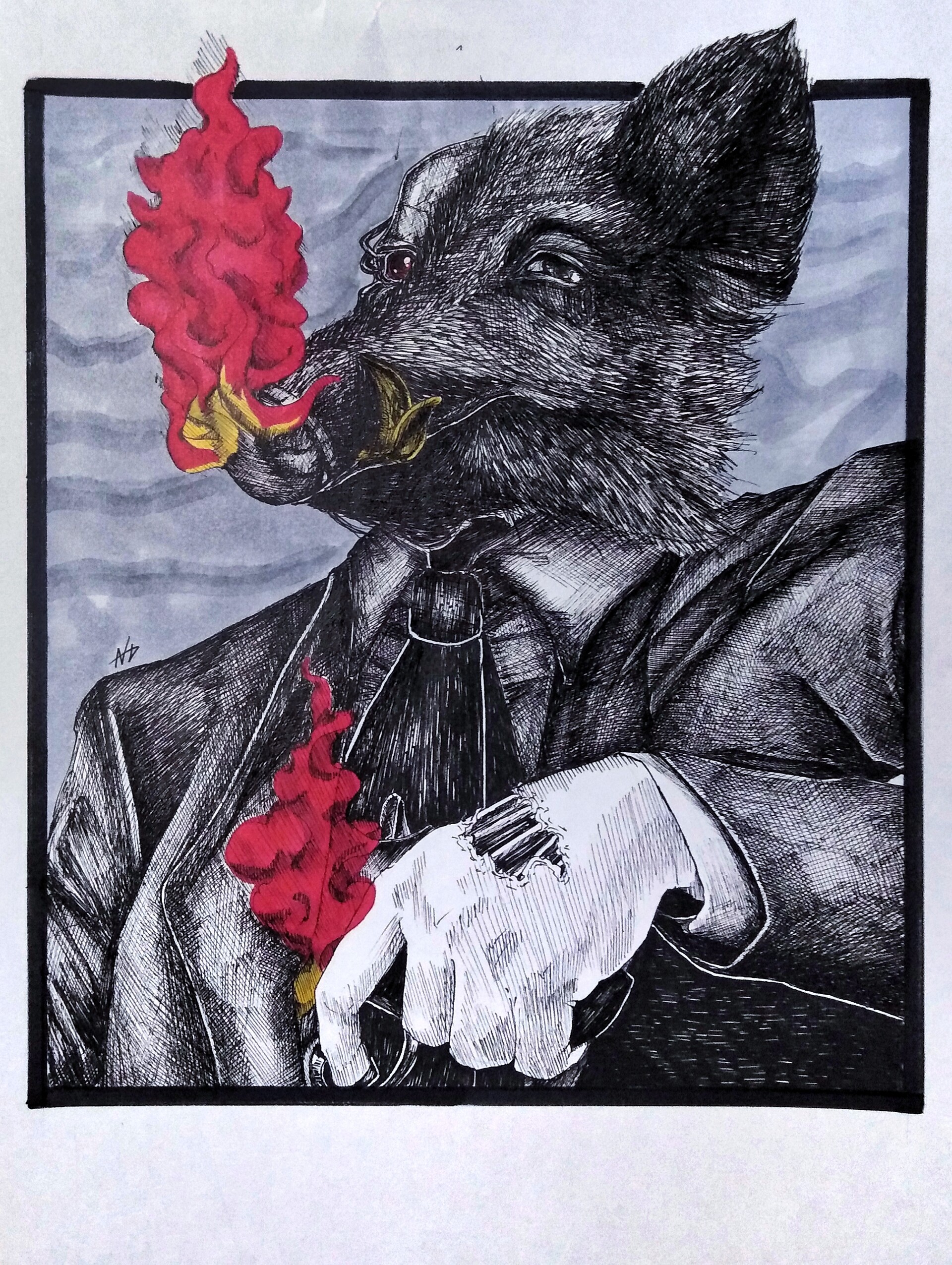 ArtStation - bio-mechanical boar