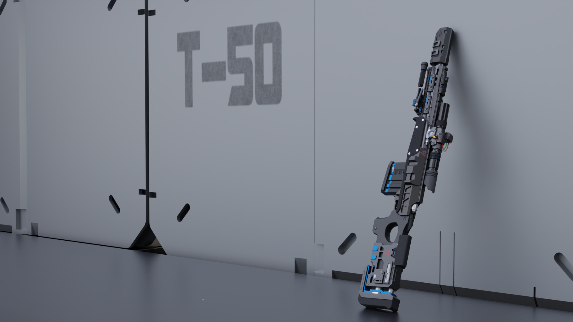 ArtStation - R2: T50 Harbinger Sniper Rifle