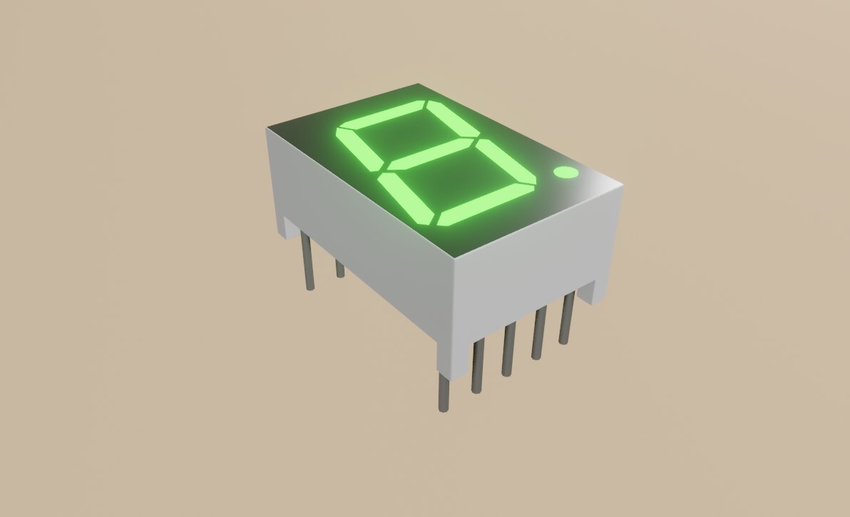 ArtStation - Display 7 segments