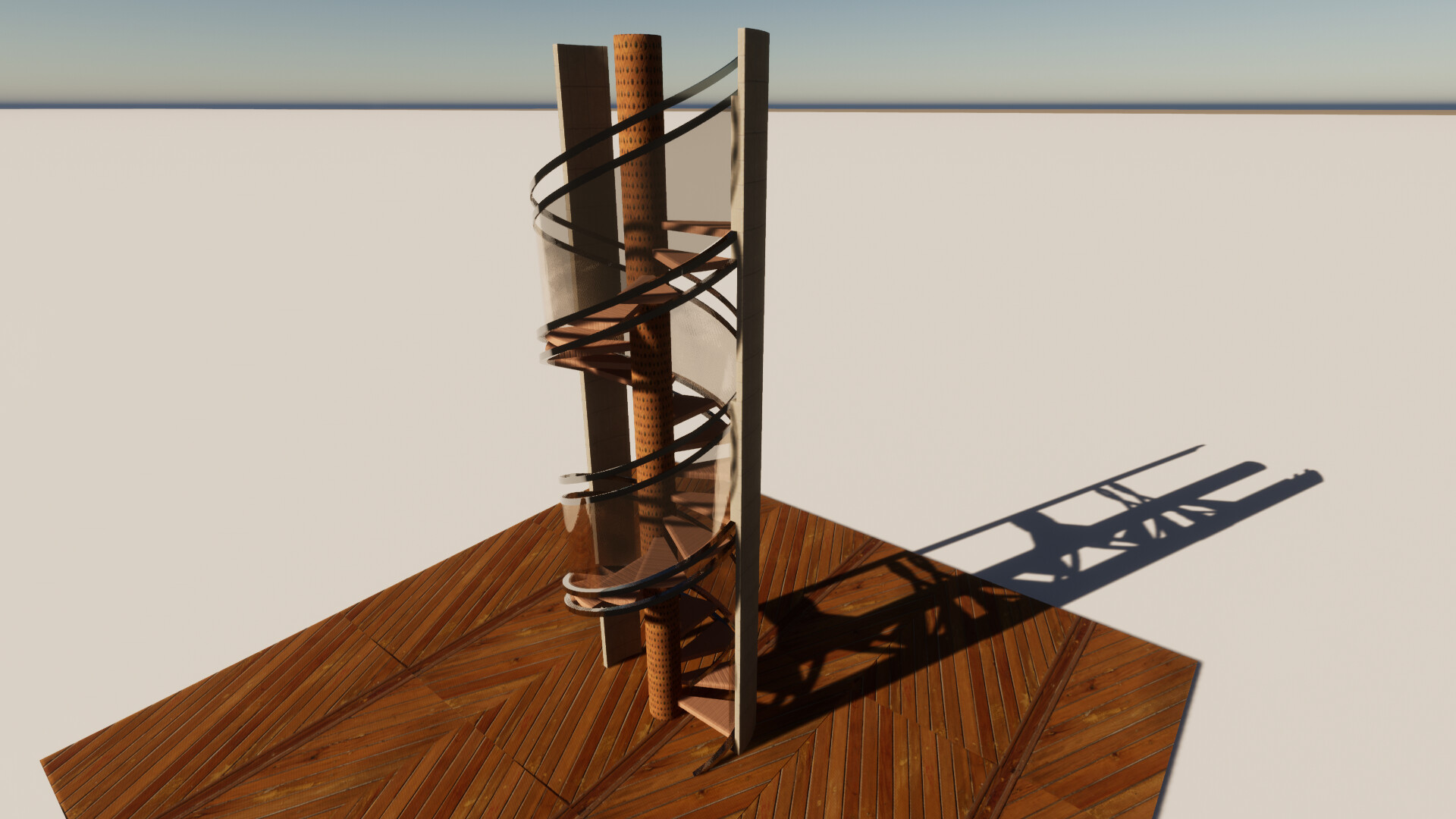 Ari Blueblaze - Spiral Stair excerise