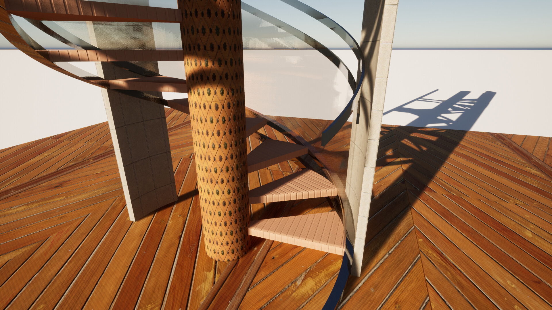 Ari Blueblaze - Spiral Stair excerise