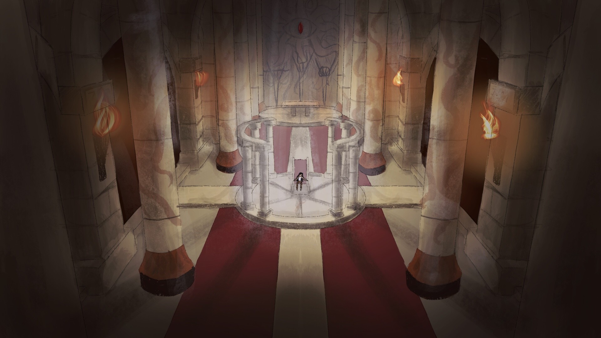 ArtStation - The sacrifice hall