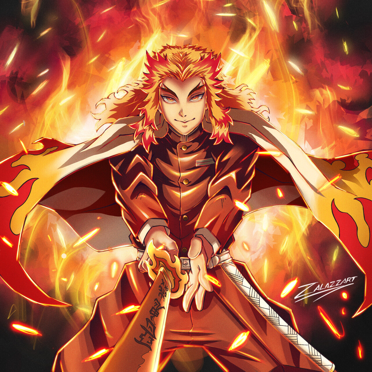 ArtStation - Rengoku Fanart