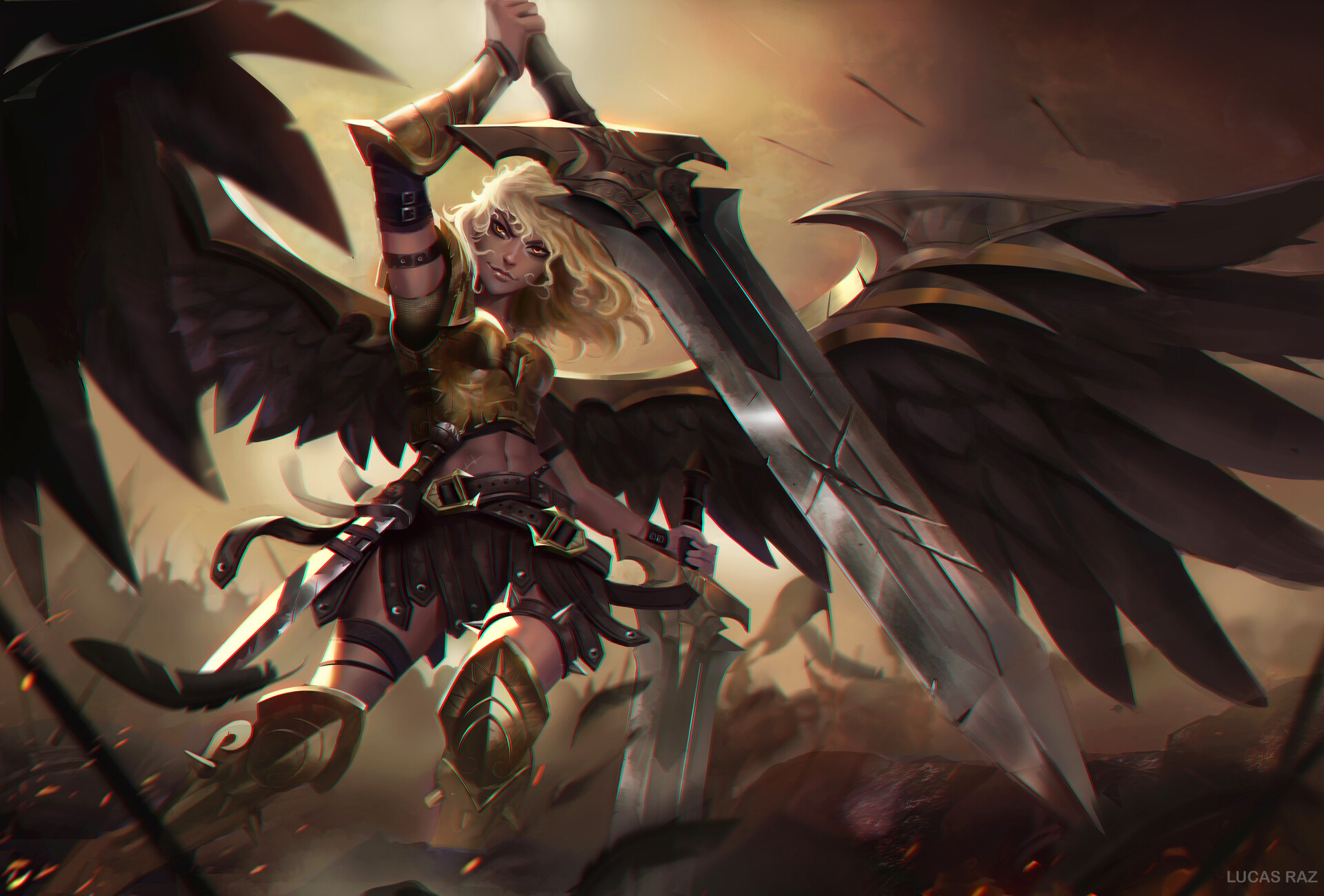 ArtStation - comission war angel XD