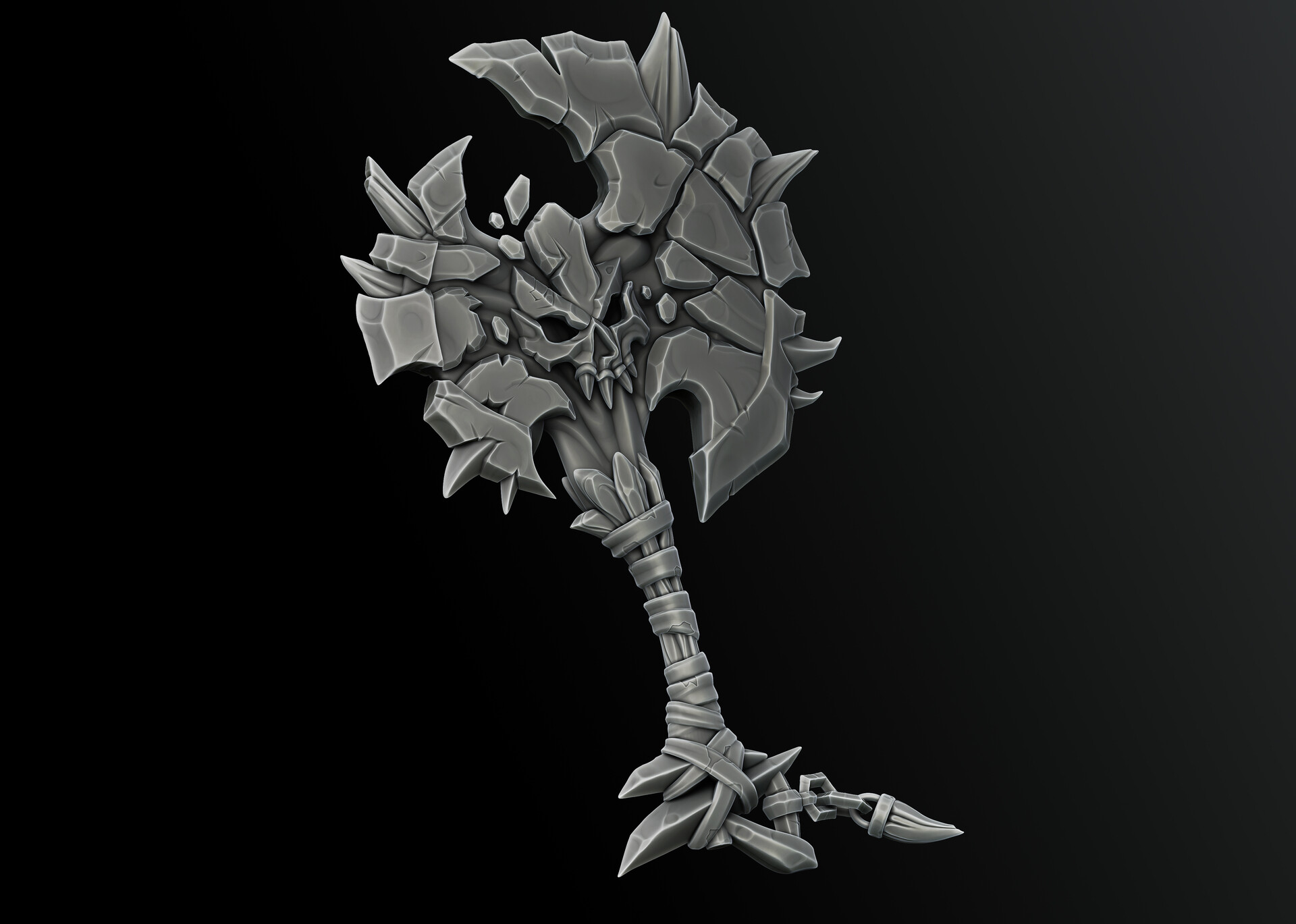 ArtStation - Battle Demon Axe