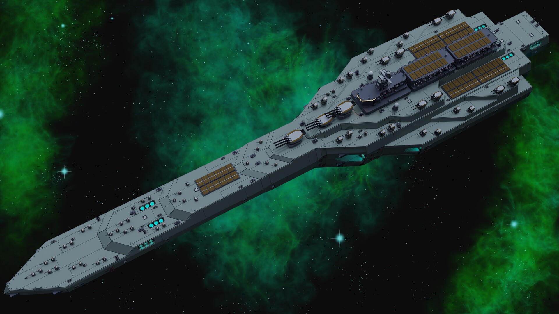 ArtStation - Orion Heavy Battlecruiser