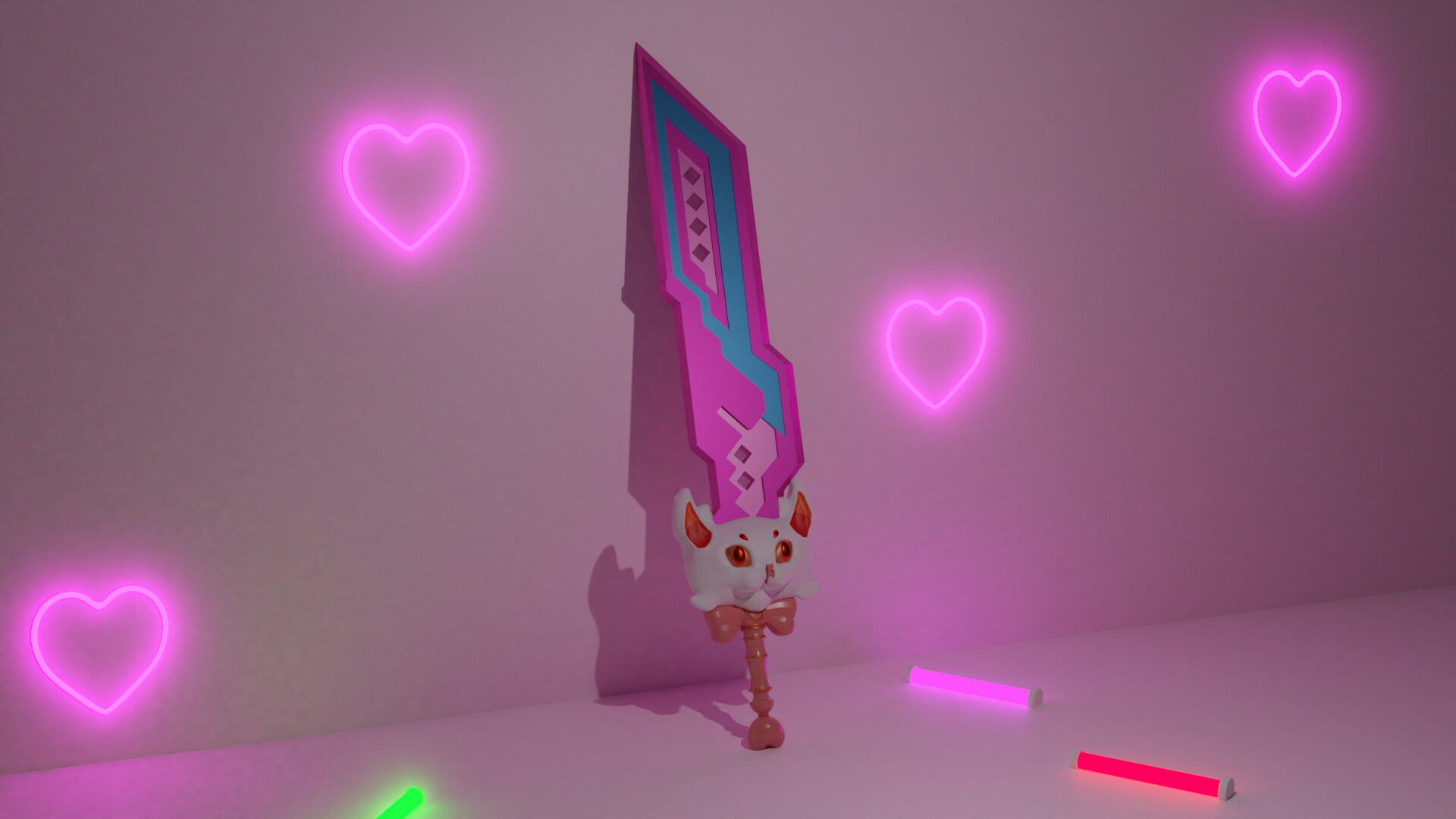 ArtStation - Meowmere, inspired by terraria o_o