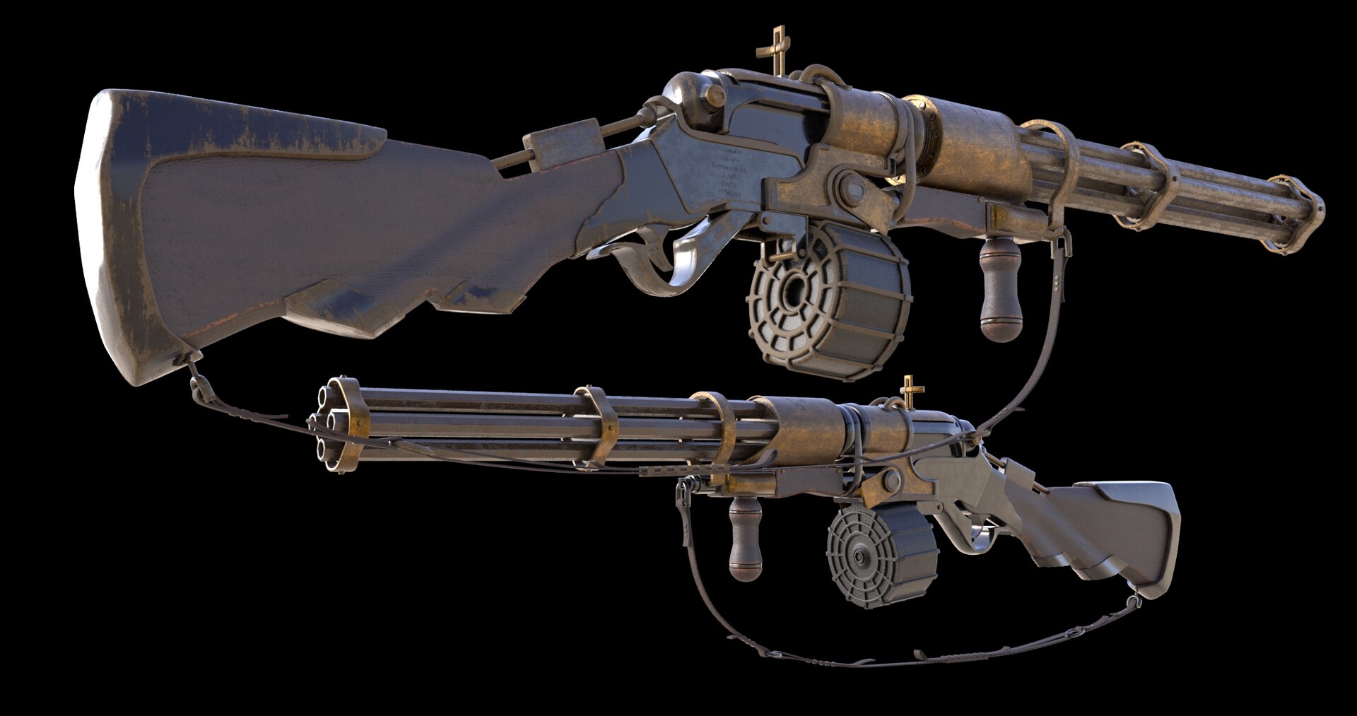 Steampunk Machine Gun Steampunk Machine Gun