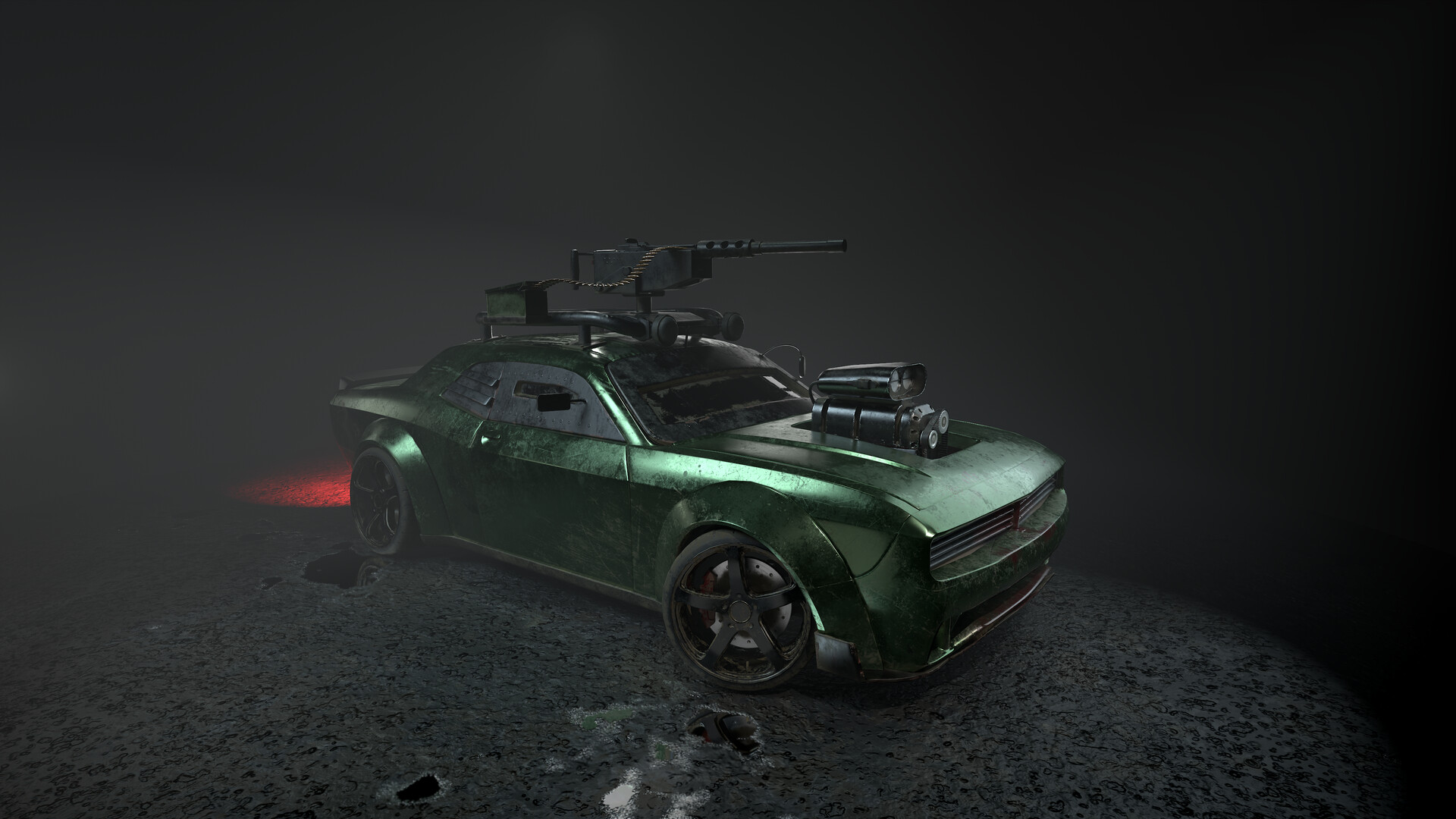 ArtStation - Apocalypce muscle car