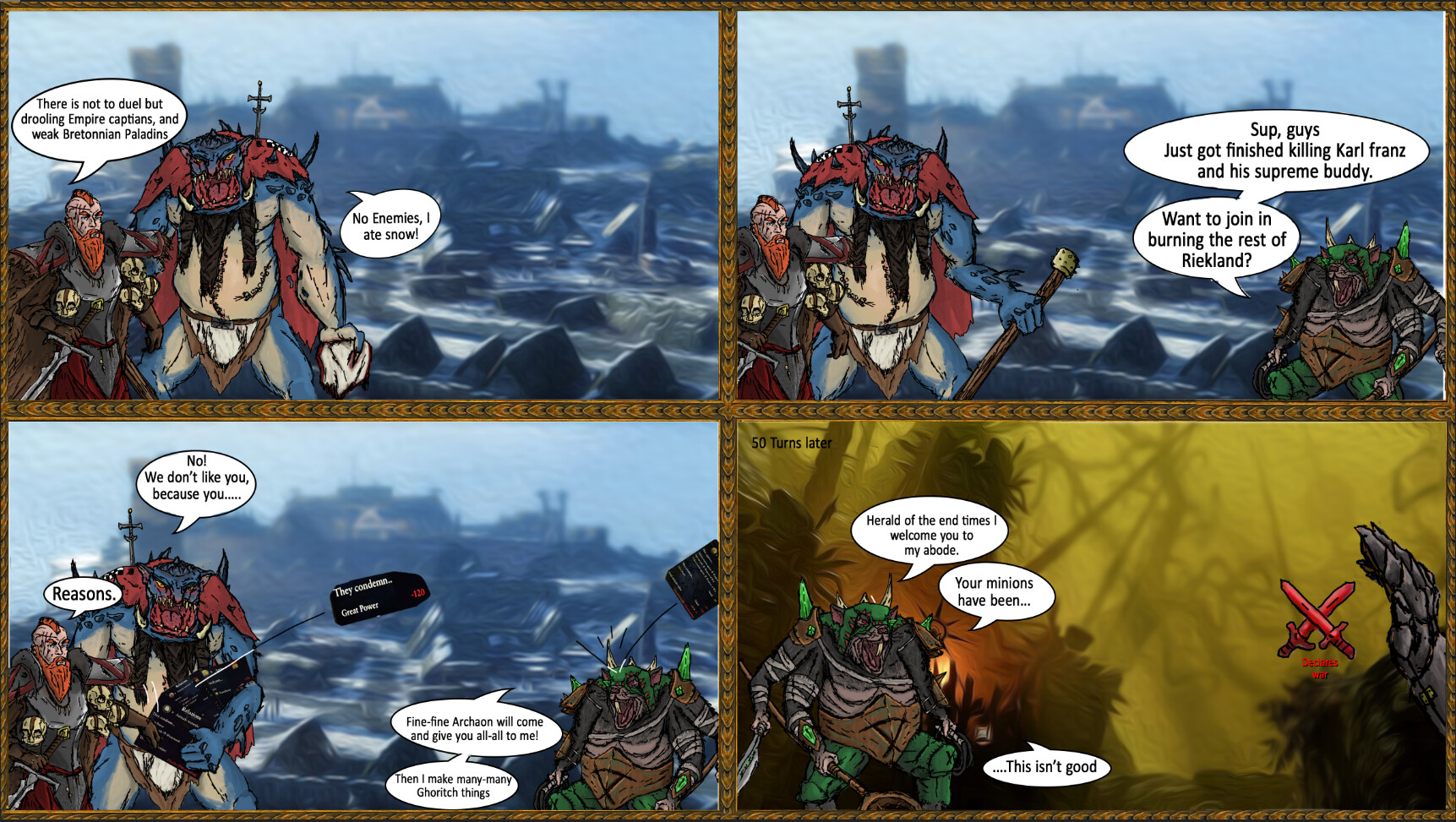 ArtStation - Your average Clan Moulder Total War Warhammer Campaign