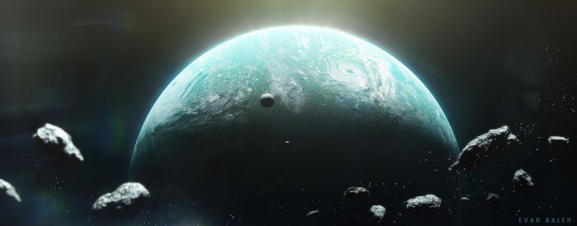 ArtStation - Super-Earth Planetscape