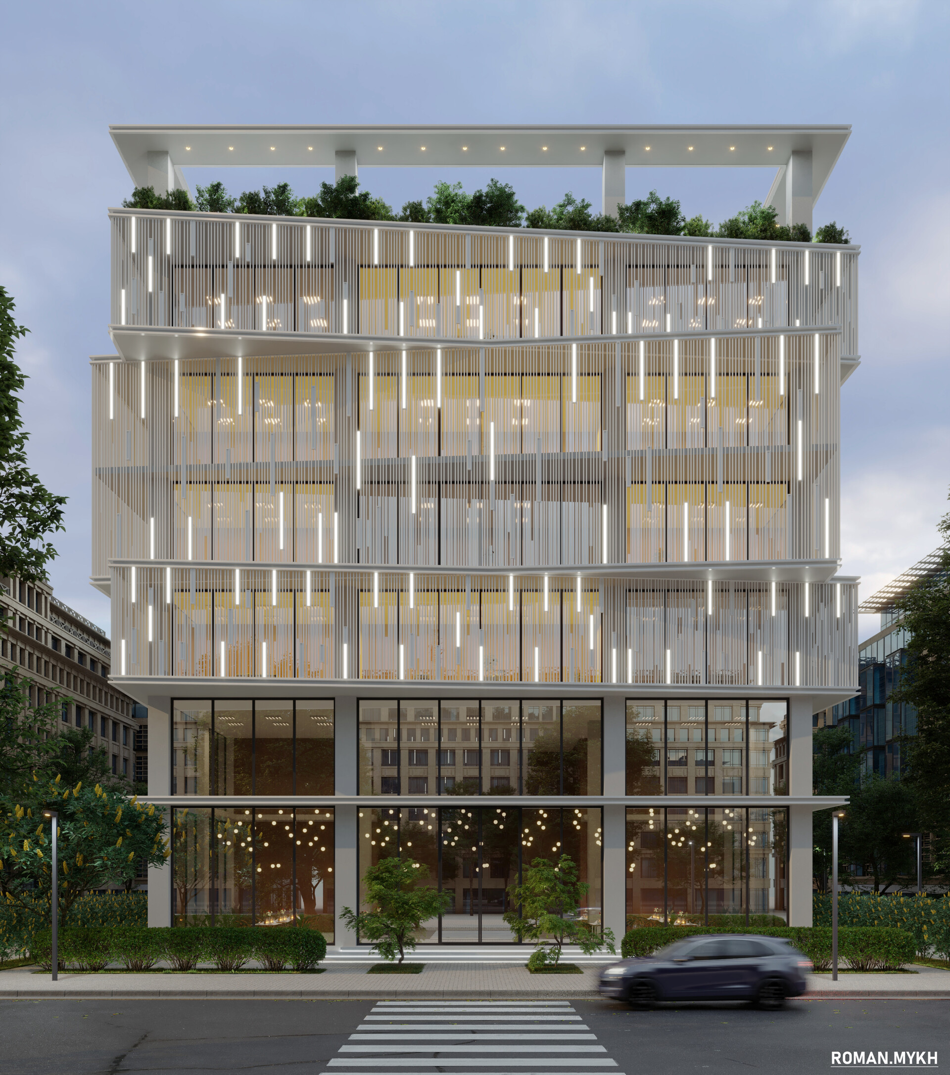 ArtStation - Modern building. Architectural visualization.