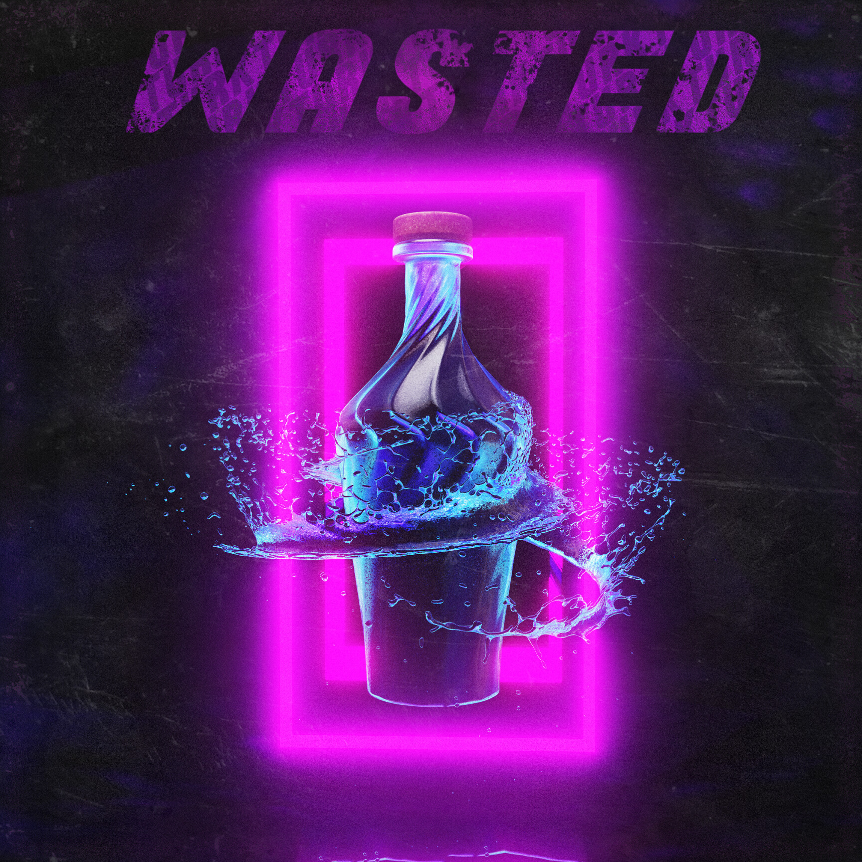 ArtStation - CONCEPT ALBUM ART - WASTED