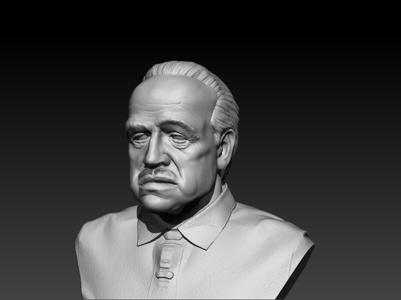 ArtStation - Vito Corleone Sculpt