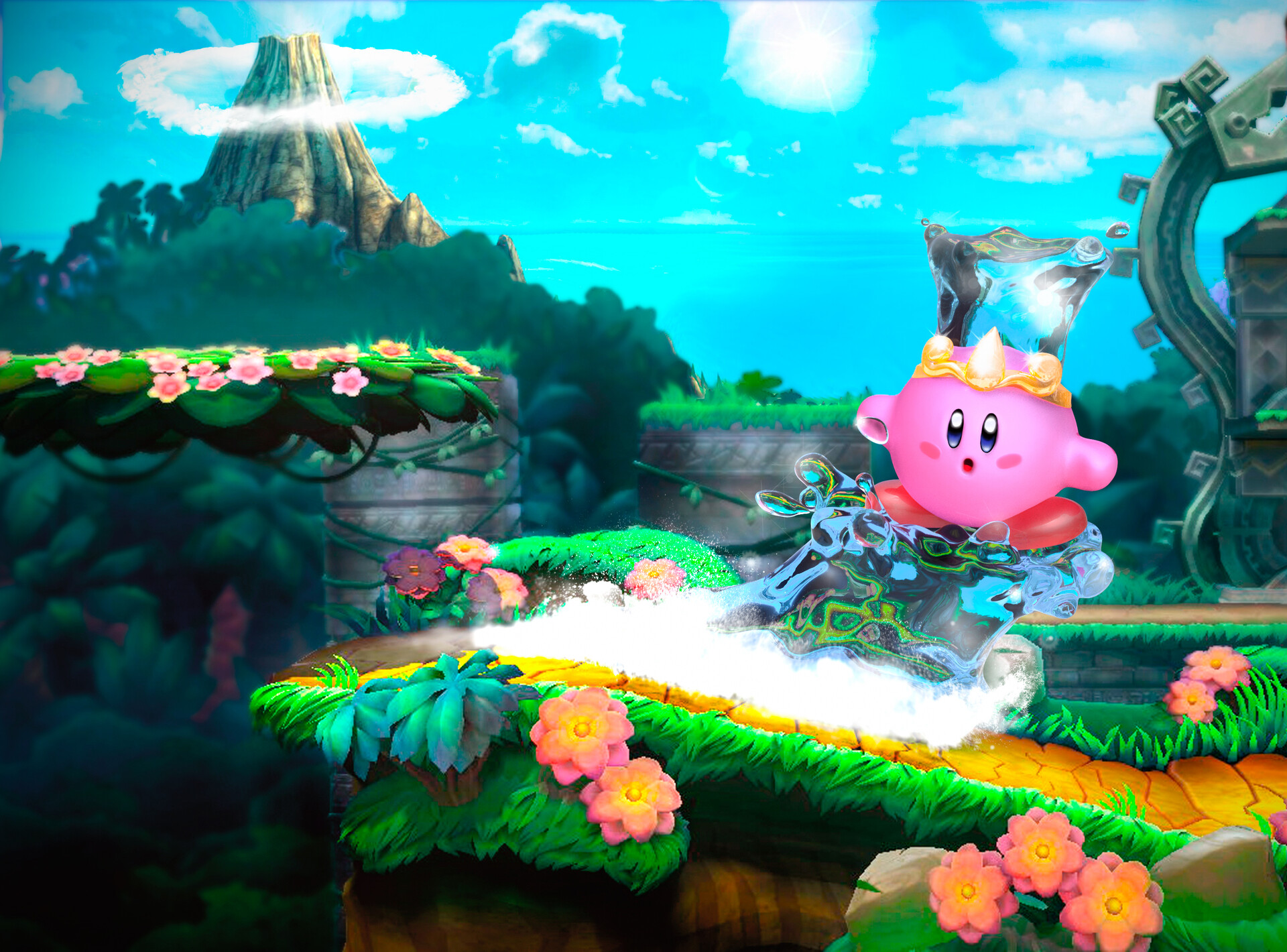 ArtStation - kirby water attack