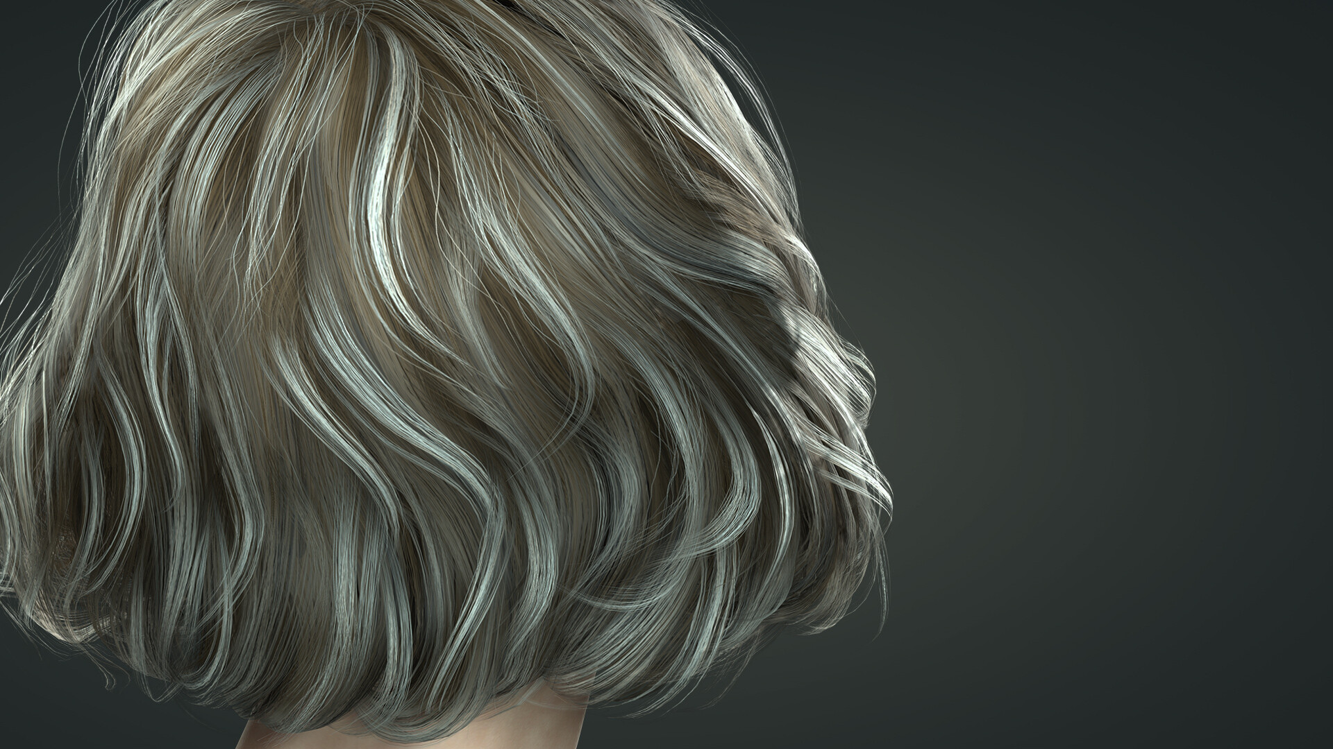 Reallusion Inc. - Balayage(Highlight) Hairstyle Created with Smart Hair ...