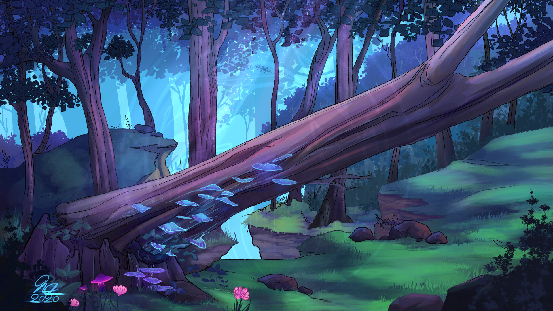 ArtStation - Fallen Tree