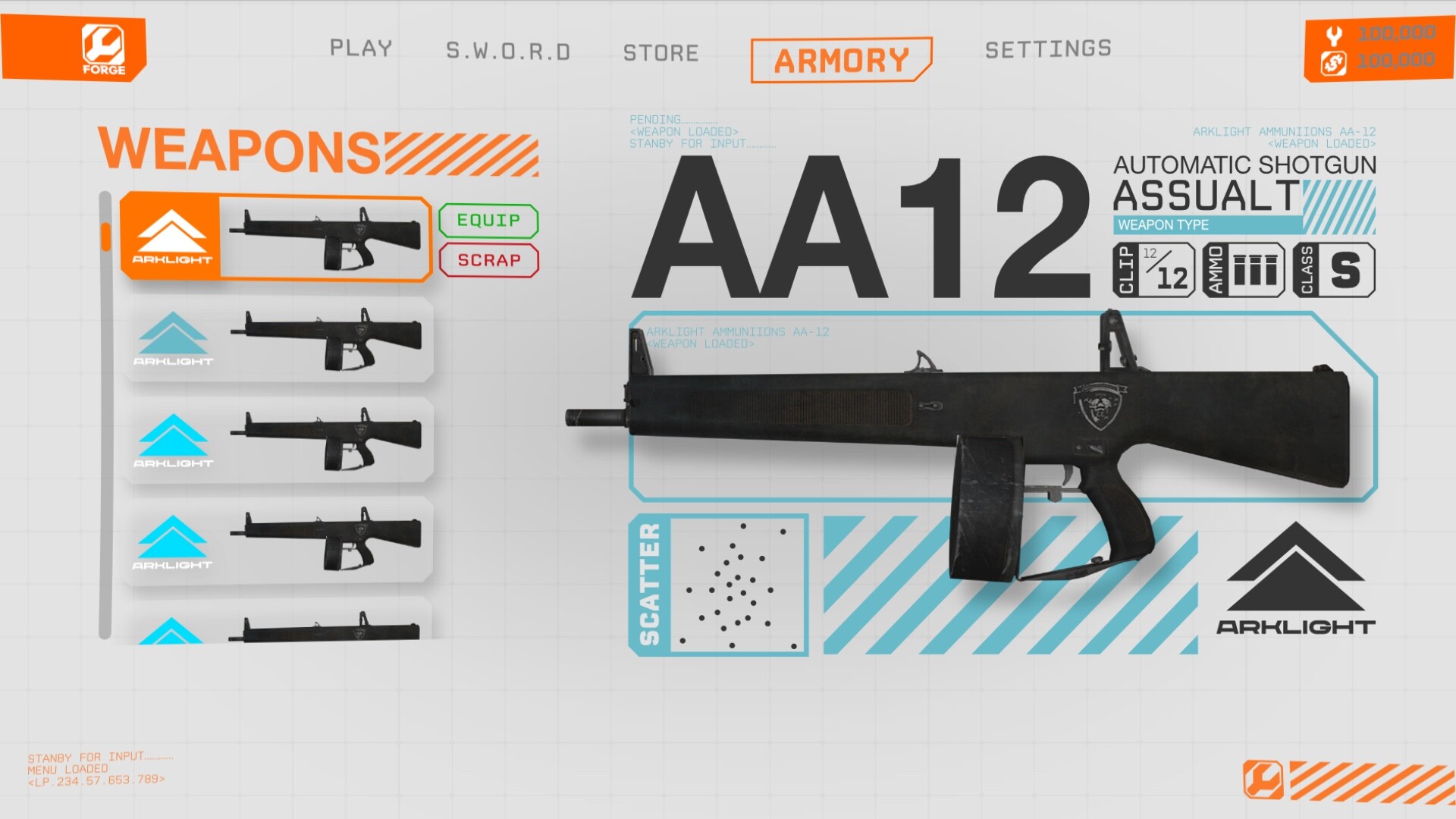 ArtStation - Forge - Weapon Select Screen FPS UI