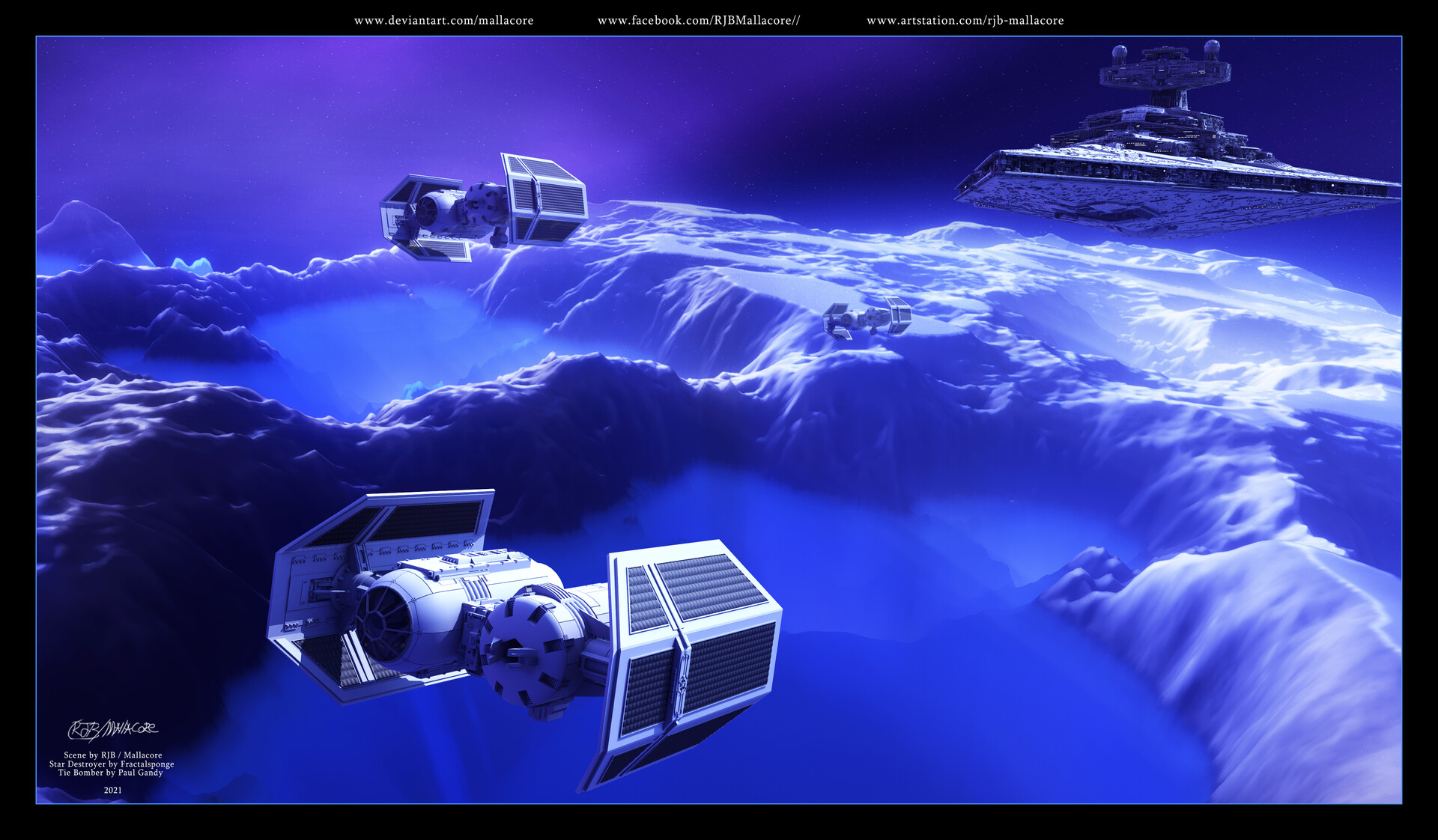 Ryan Begemann - Star Wars - Bombing Run - 2021