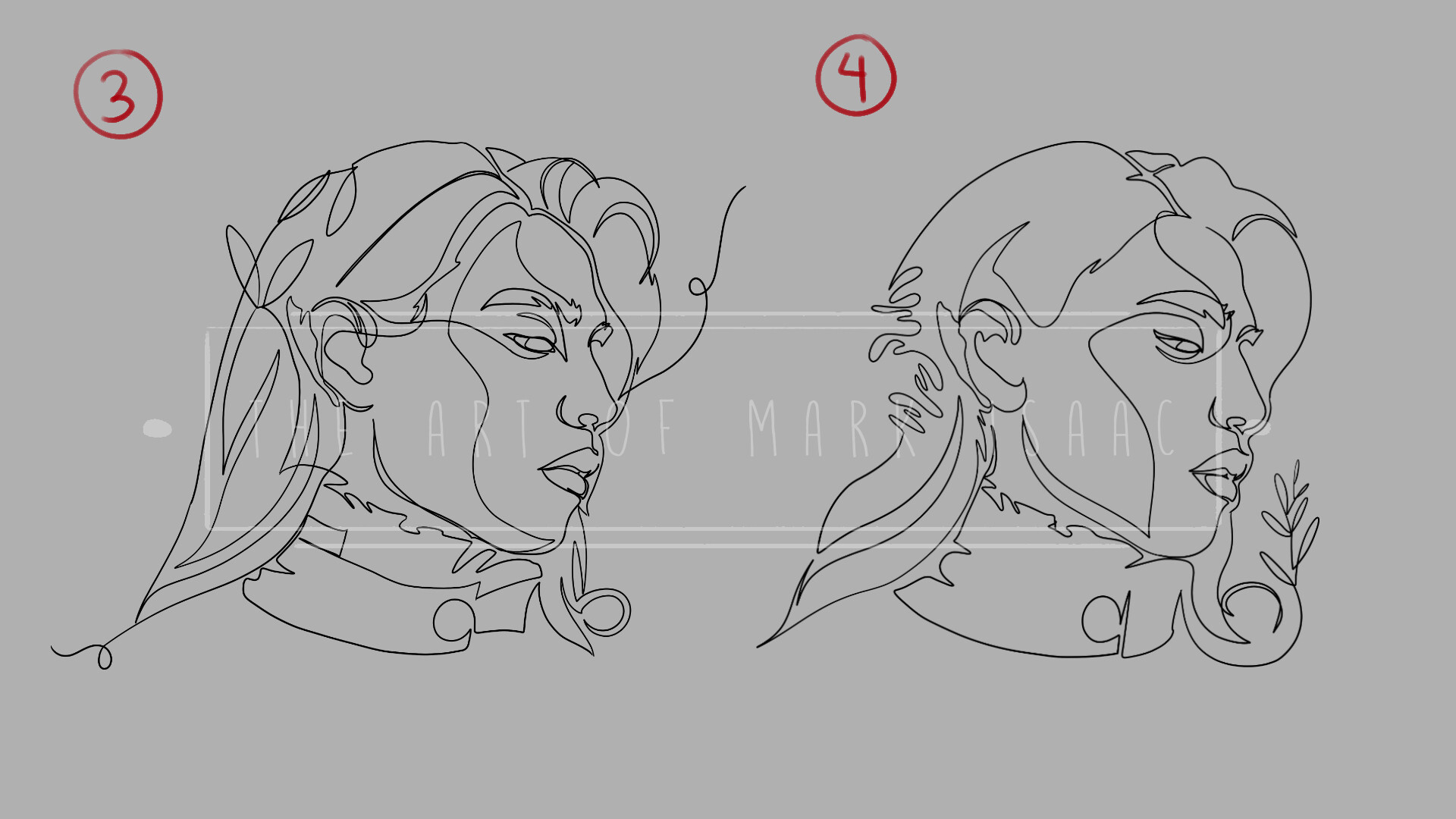 Isaac Corpuz - Line Drawing for the Fashion Podcast "Fierce Unfiltered"