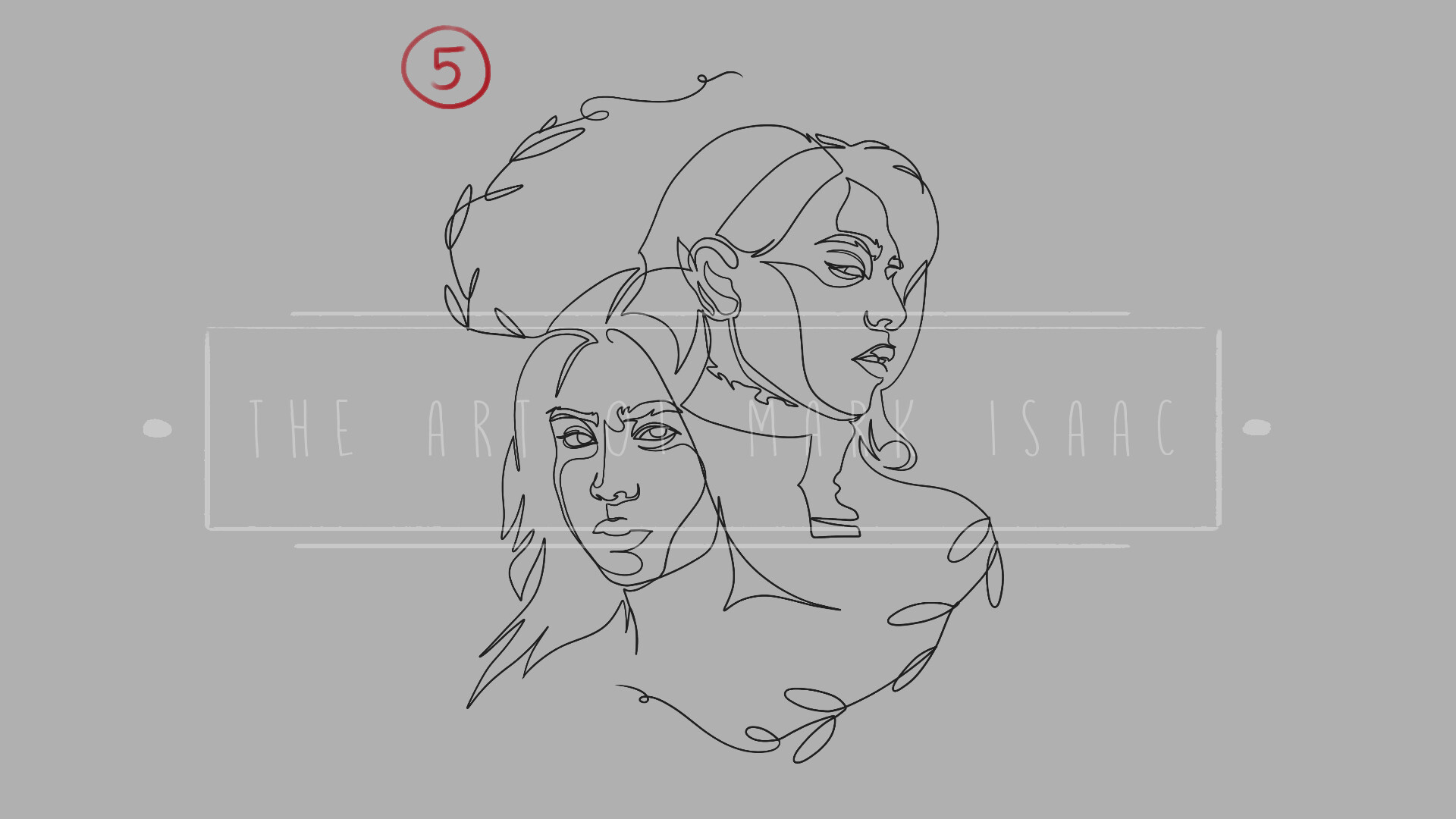 Isaac Corpuz - Line Drawing for the Fashion Podcast "Fierce Unfiltered"