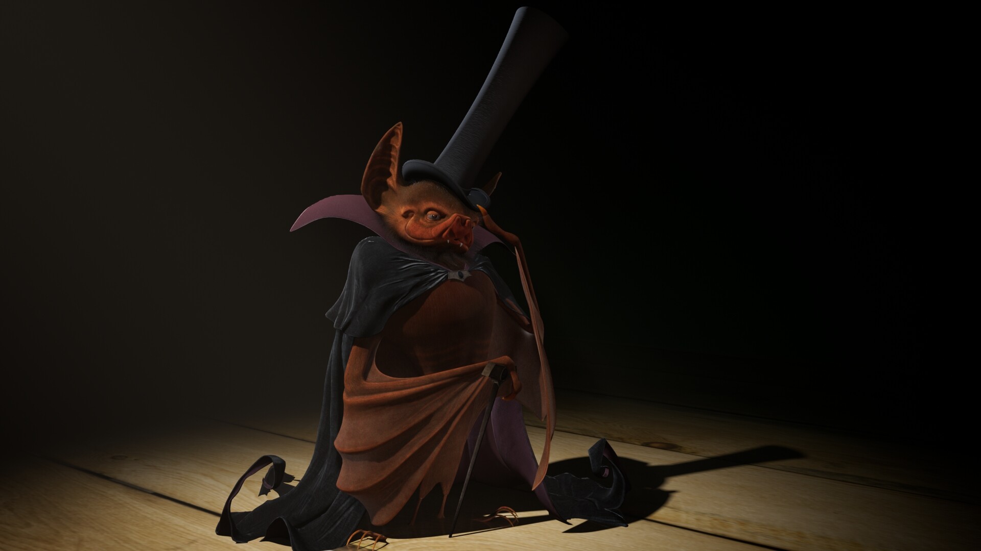 ArtStation - A "Blood thirsty" performance