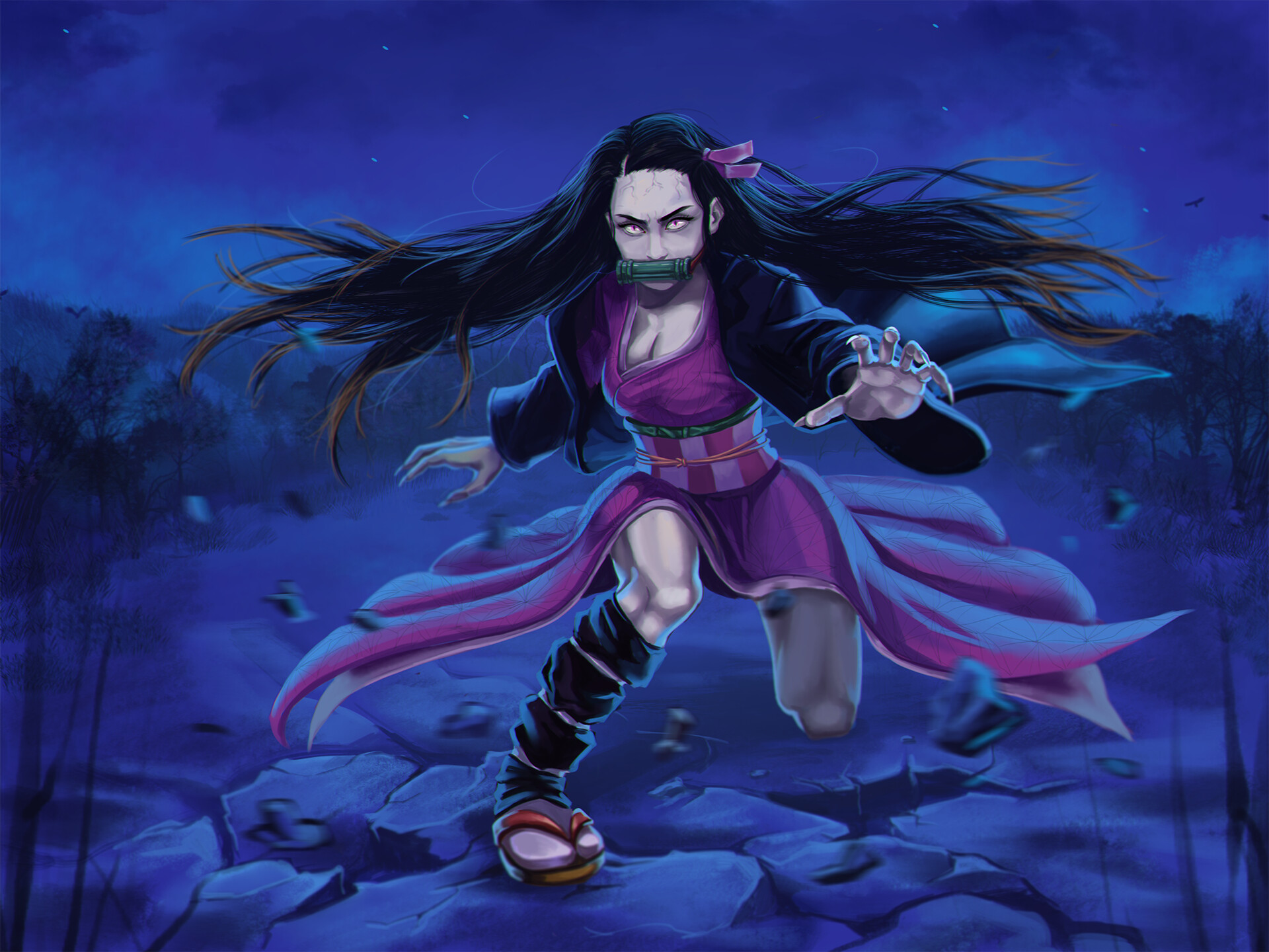 ArtStation - Nezuko Demon Slayer